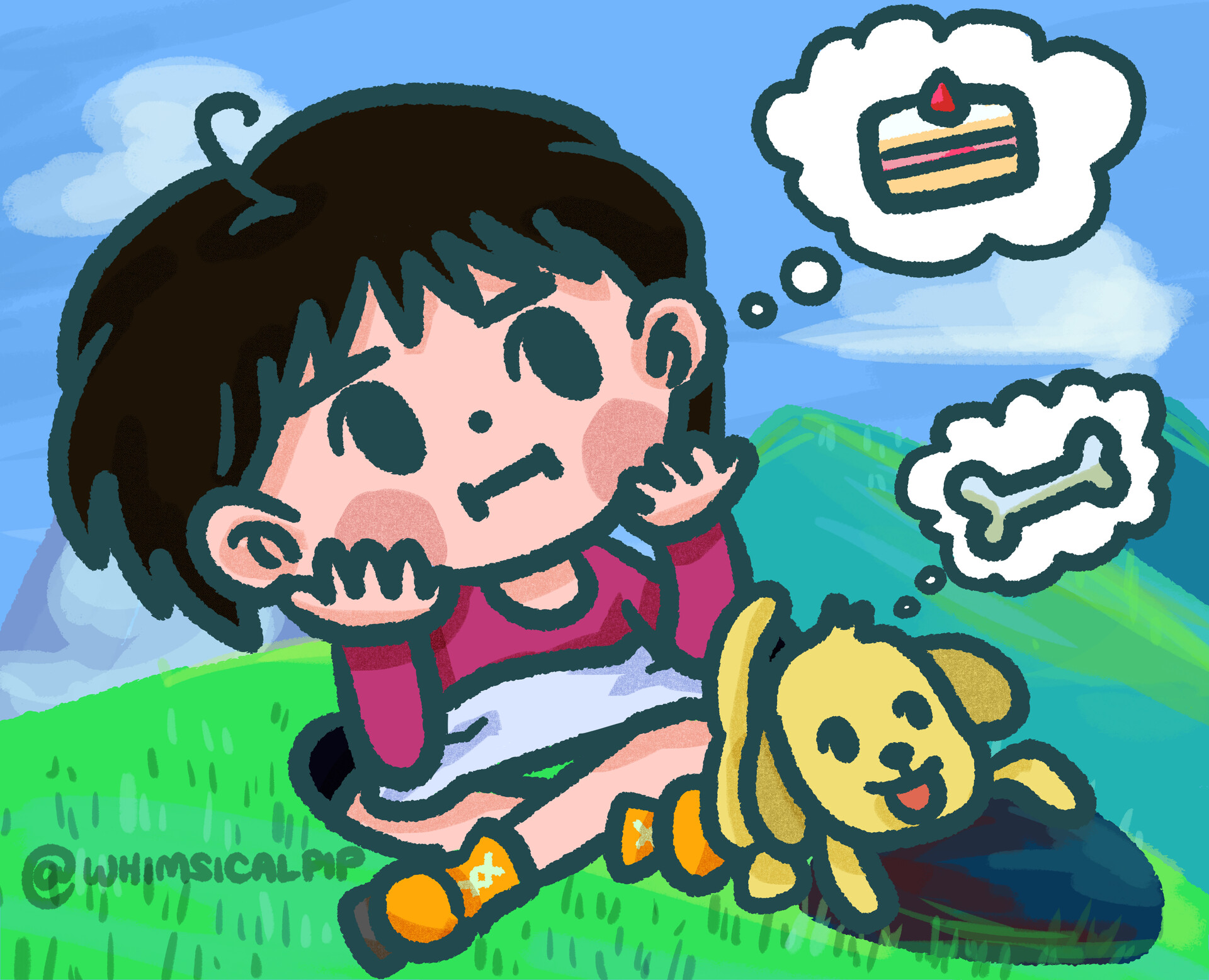 ArtStation - me and my dog