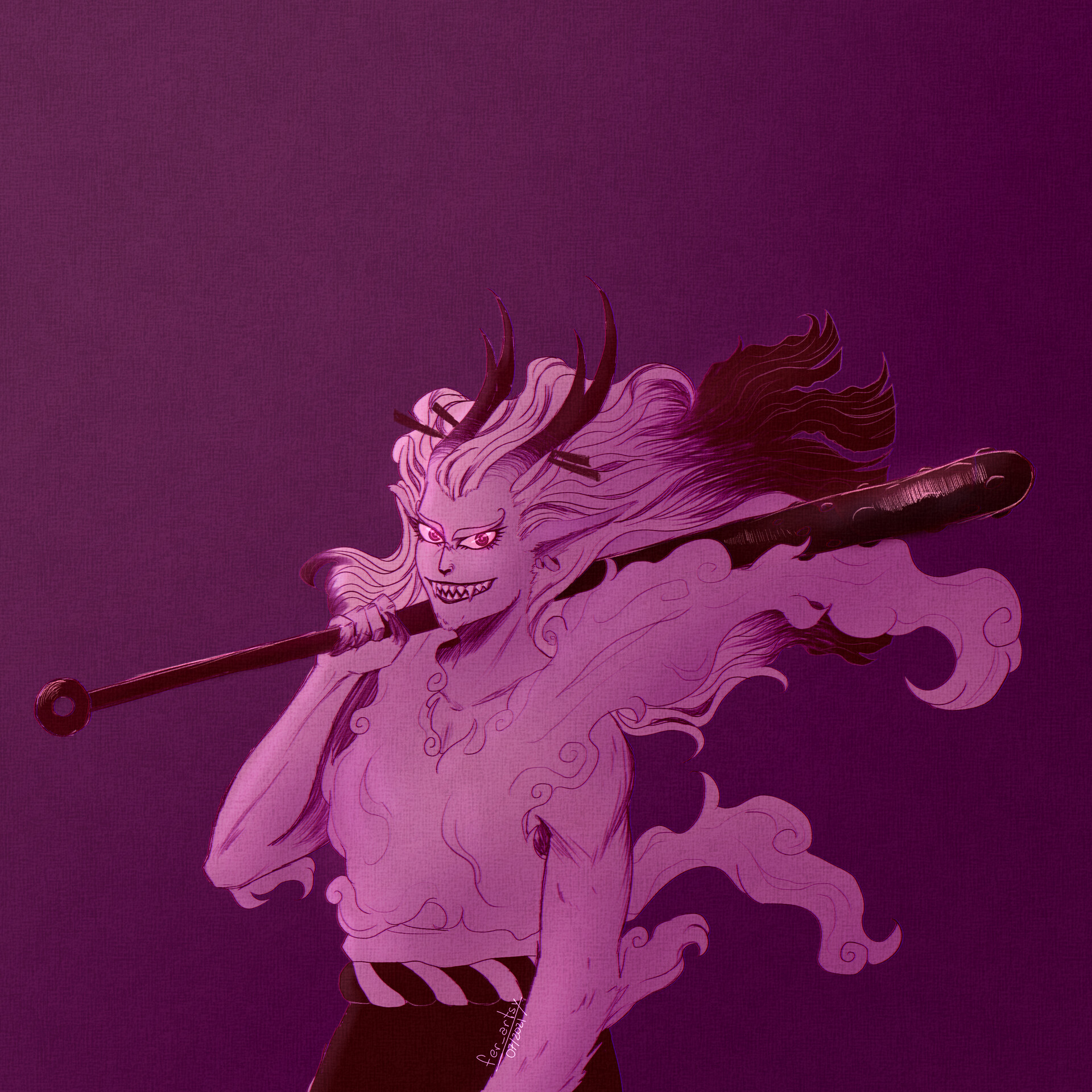 ArtStation - [FanArt] Okuchi no Makami