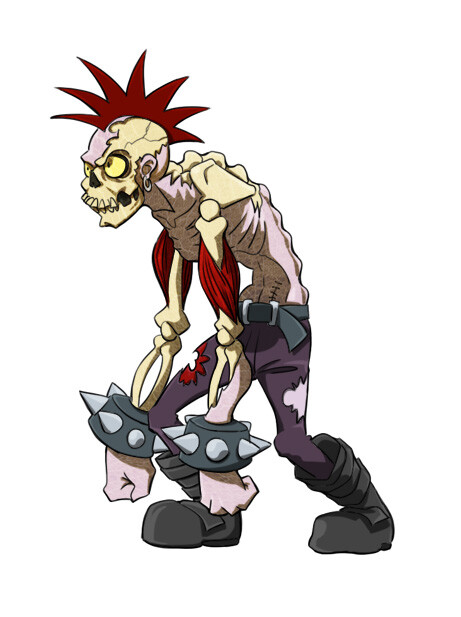 ArtStation - Typing vs Zombies mobile game - Boss gallery