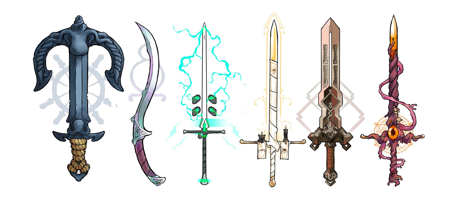 Cool Anime Sword Designs
