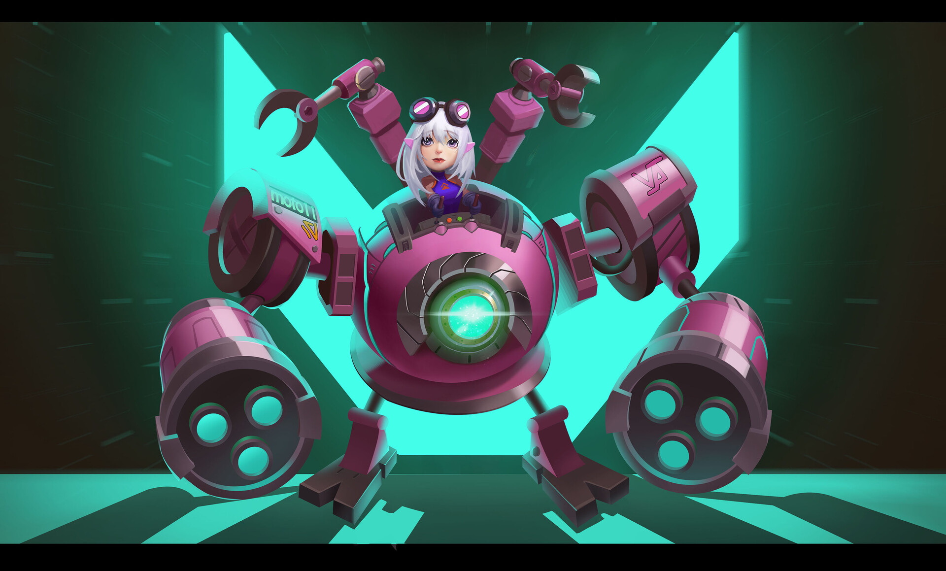 ArtStation - Mecha warrior Catherine