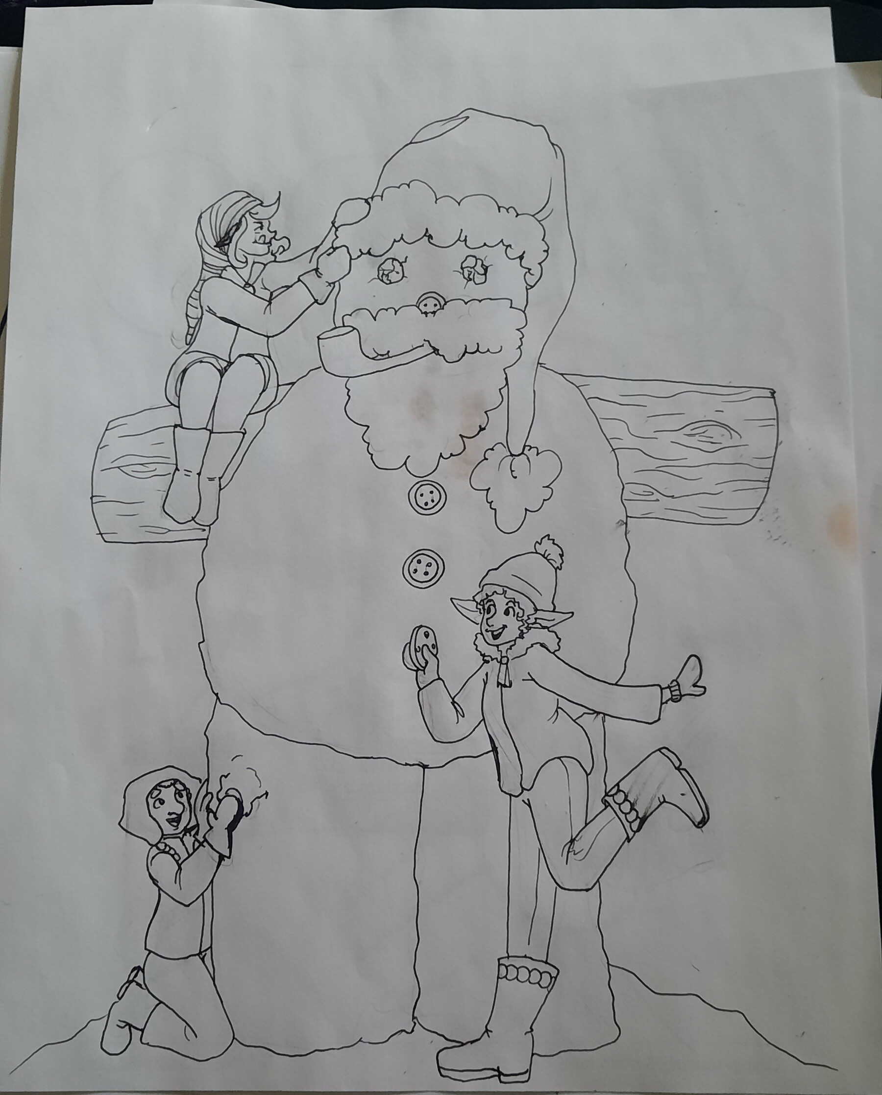 2021 Christmas Colouring Pages by Insanity Sketches — ProUser.Me