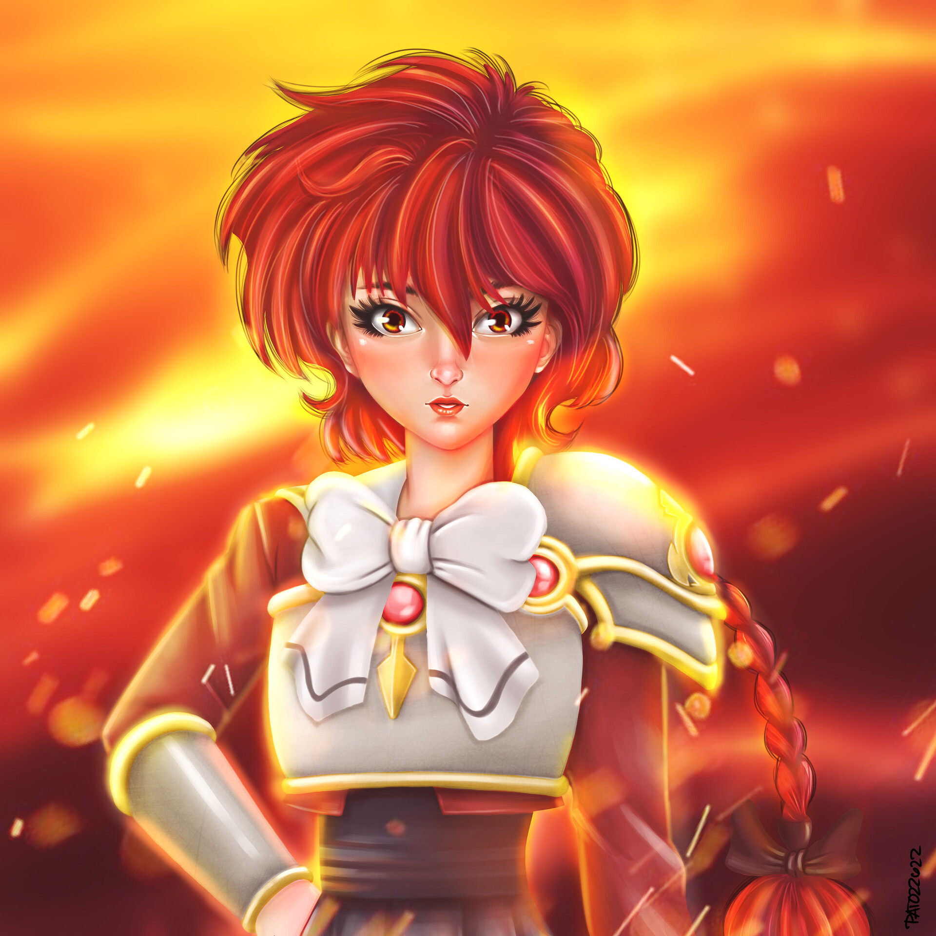 ArtStation - Magic Knight Ray Earth - Hikaru Shidou