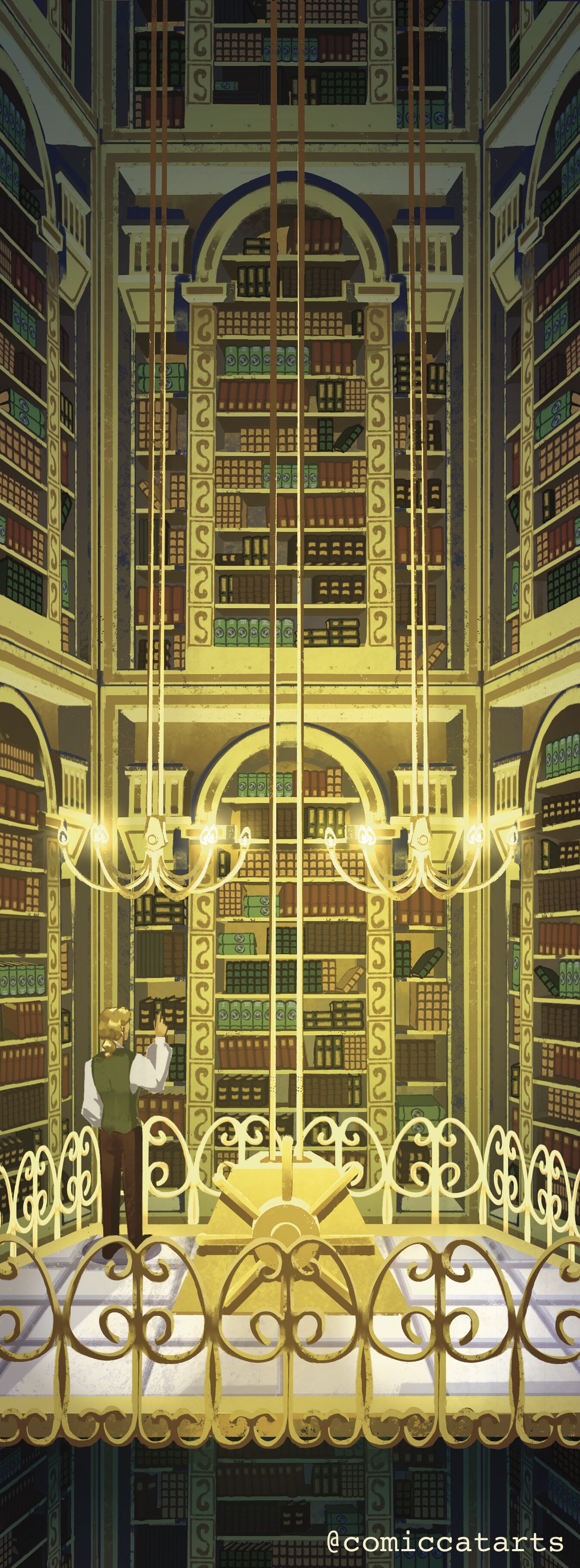 ArtStation - The Library Tower