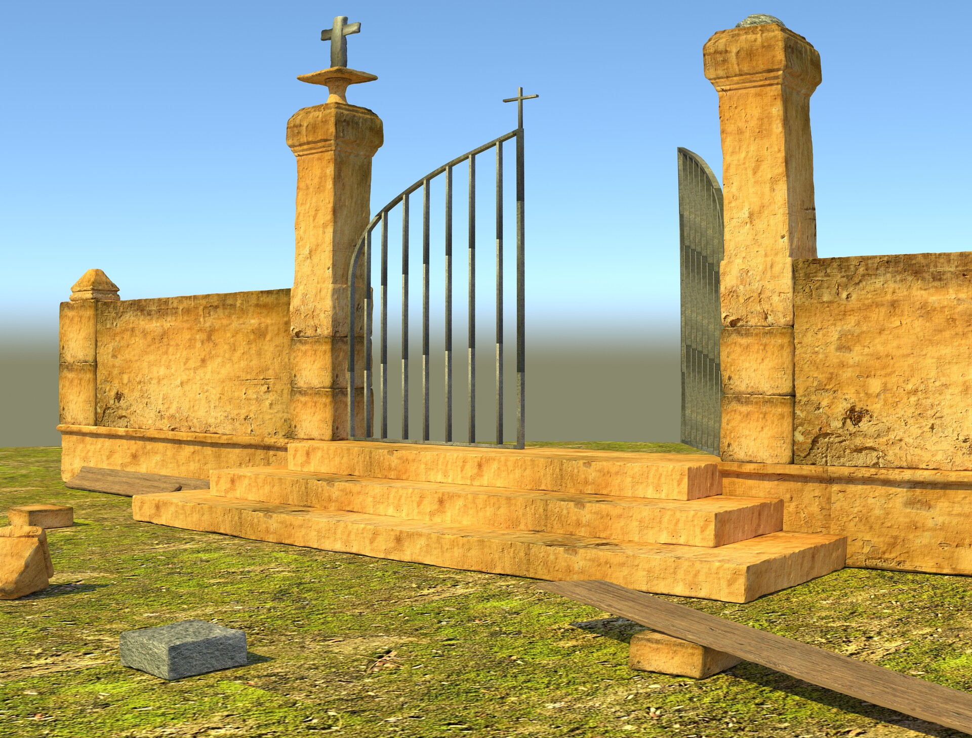 ArtStation - Medieval Gate