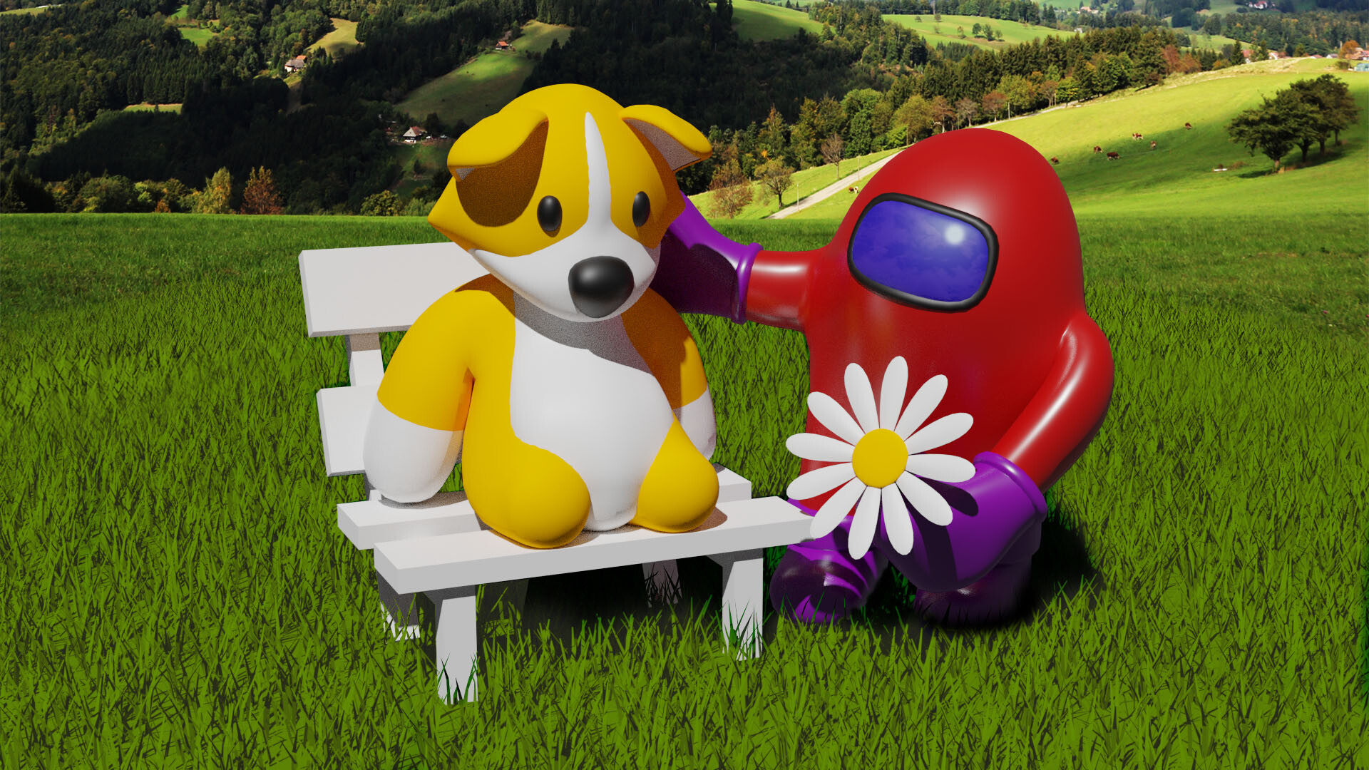 ArtStation - Party Animals & Among Us