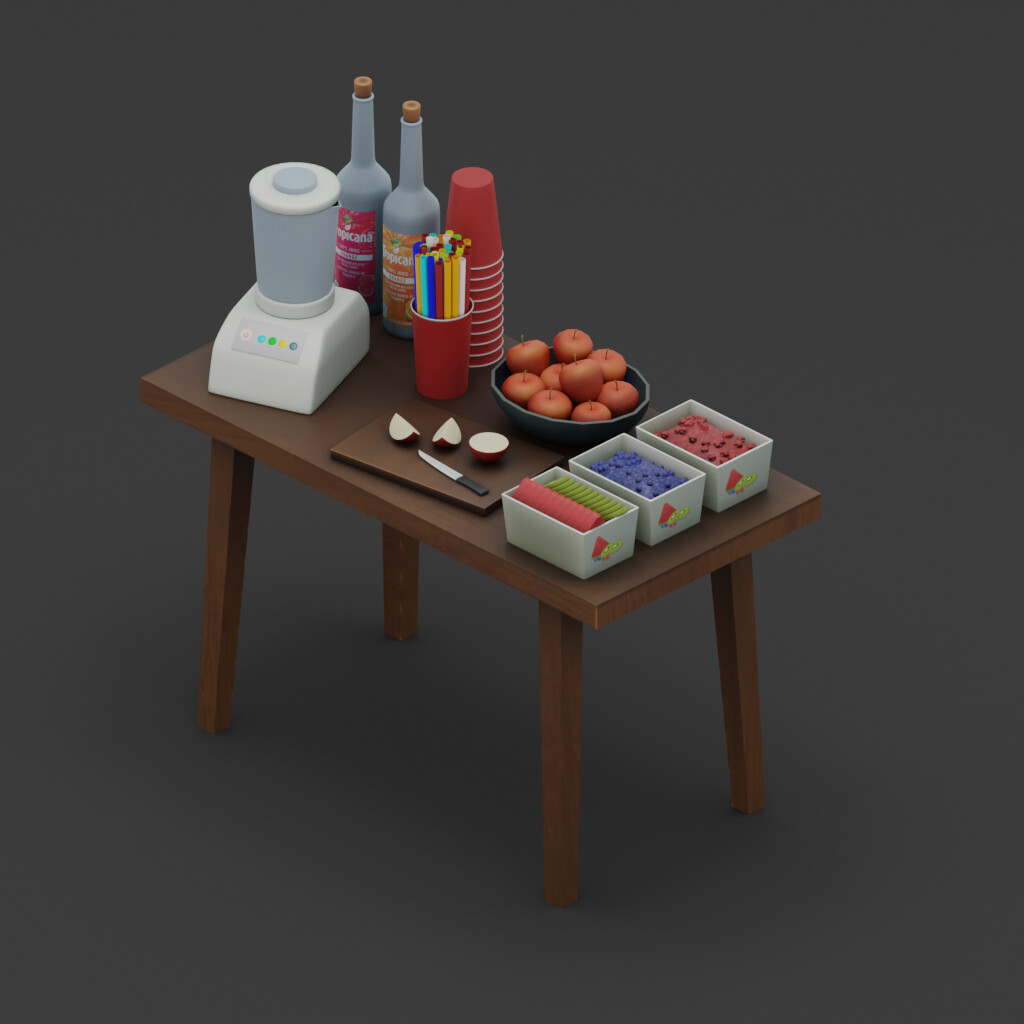 ArtStation - Juice Table