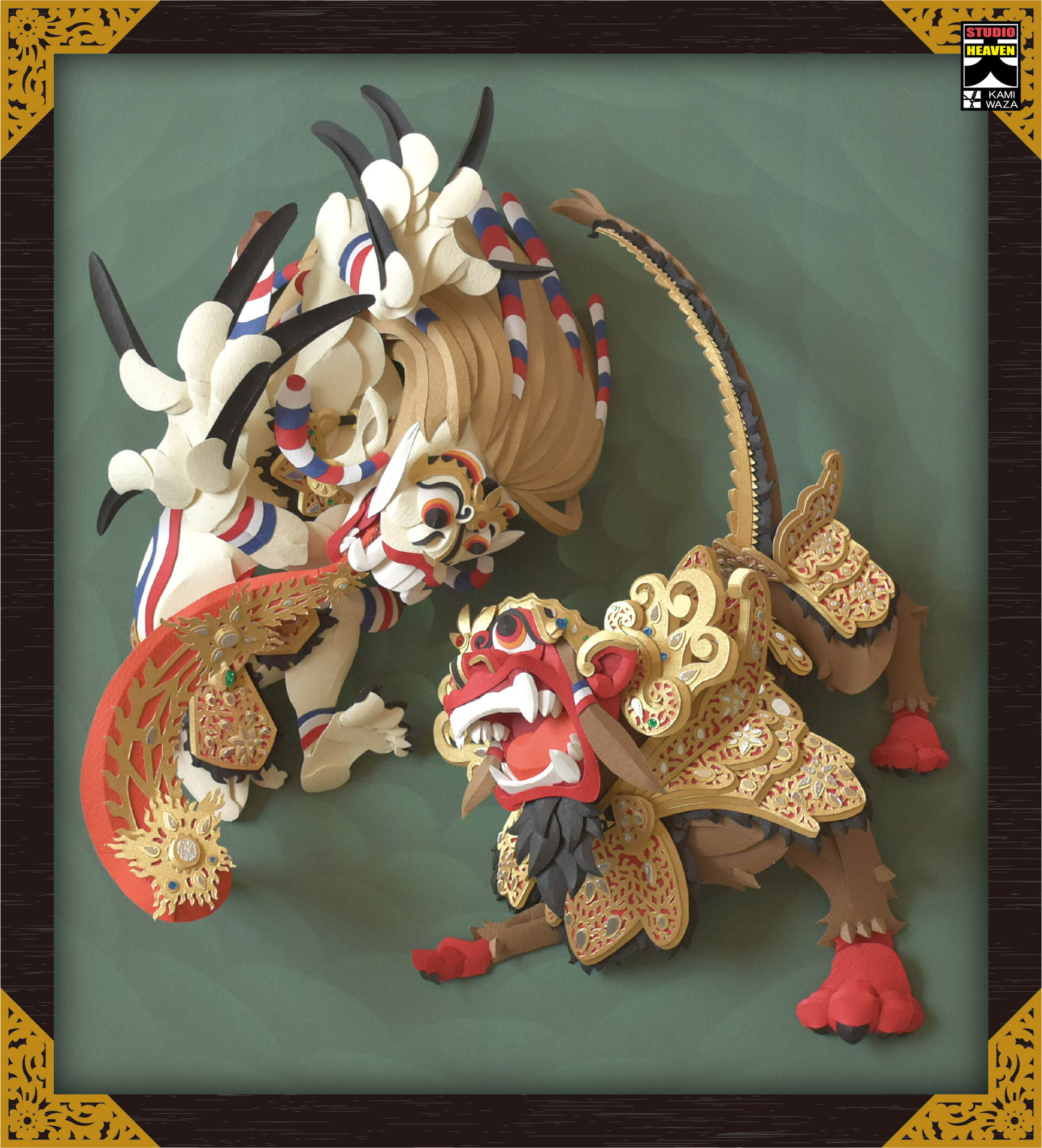 ArtStation - Tuhan : Barong / Rangda KAMI-WAZA art