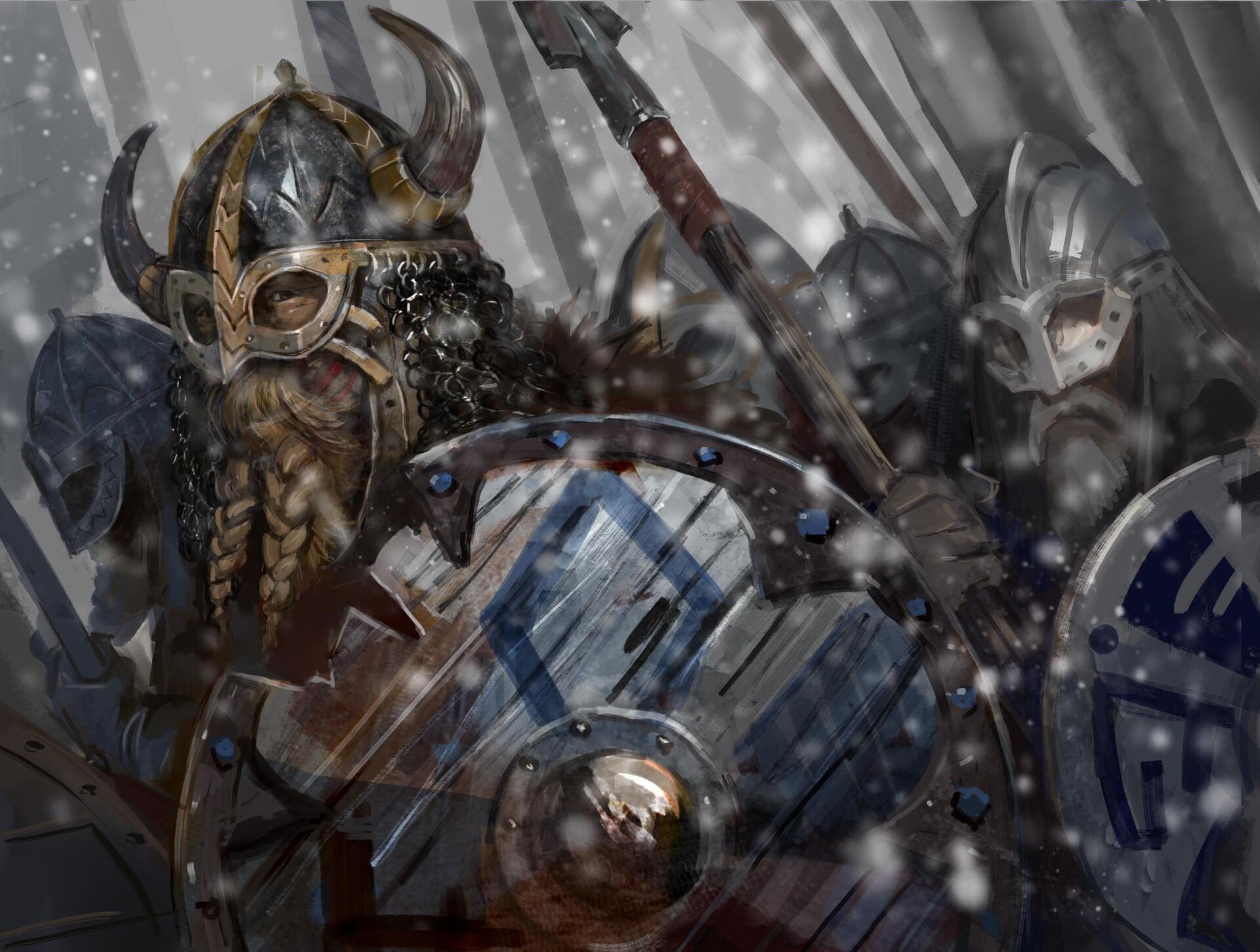 ArtStation - Scandinavian Warriors