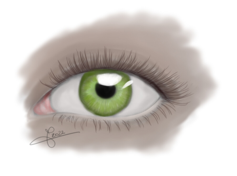 ArtStation - Green Eyes study