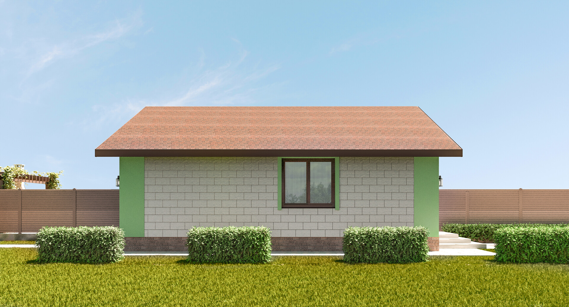 Сергей Пынько - Project 40/40 square meters - house for 2 families