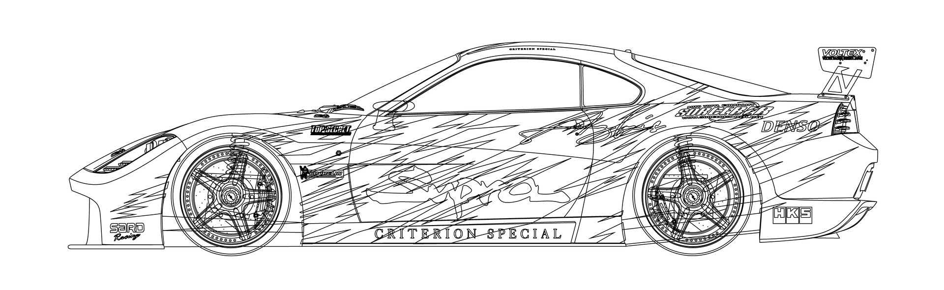 fast and the furious coloring book