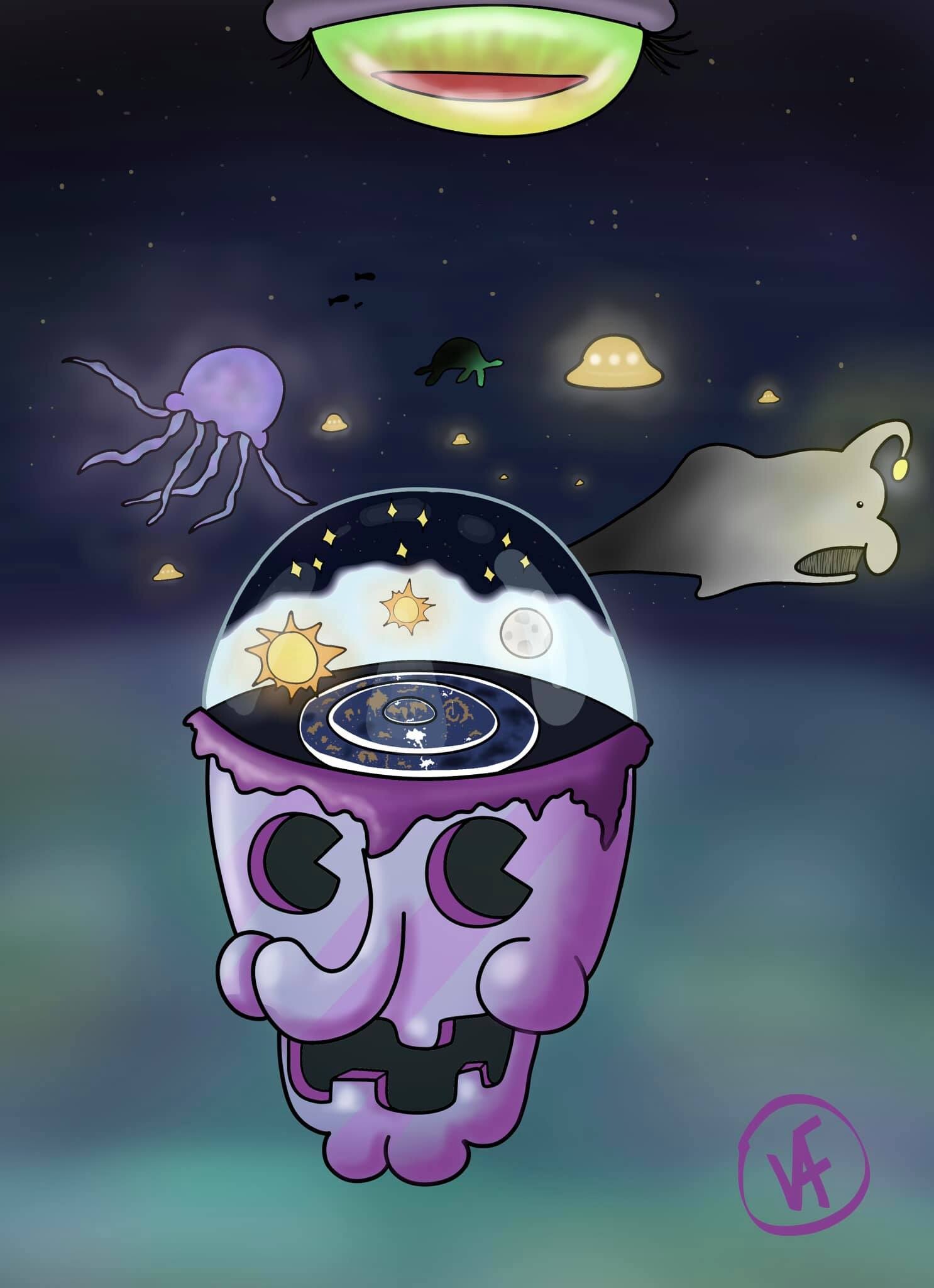 ArtStation - The Cosmic Skull