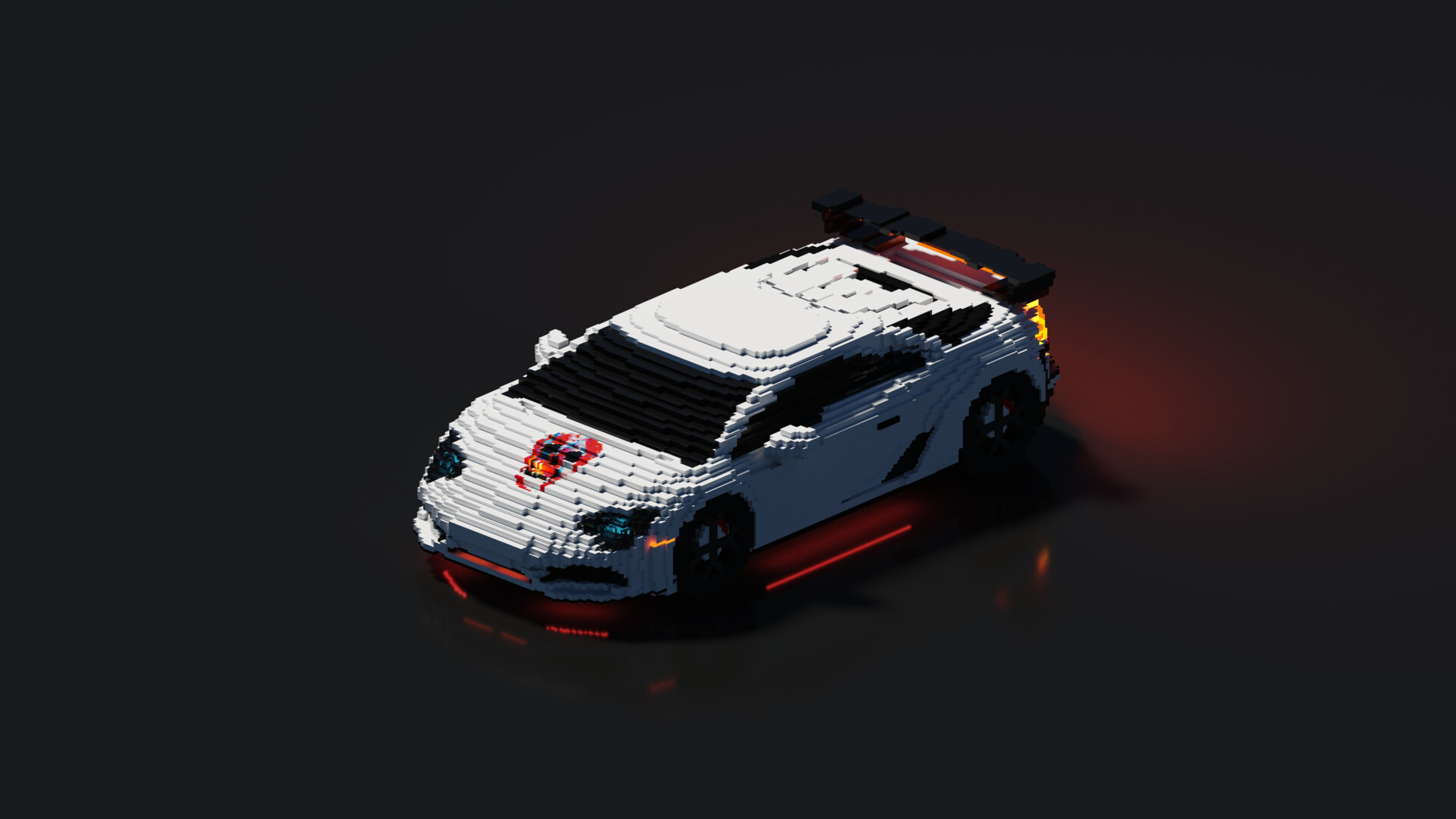 ArtStation - voxel lambo