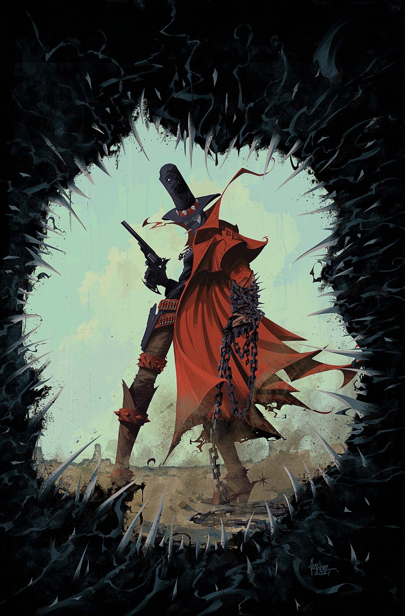 ArtStation - GunSlinger Spawn #5 Cover