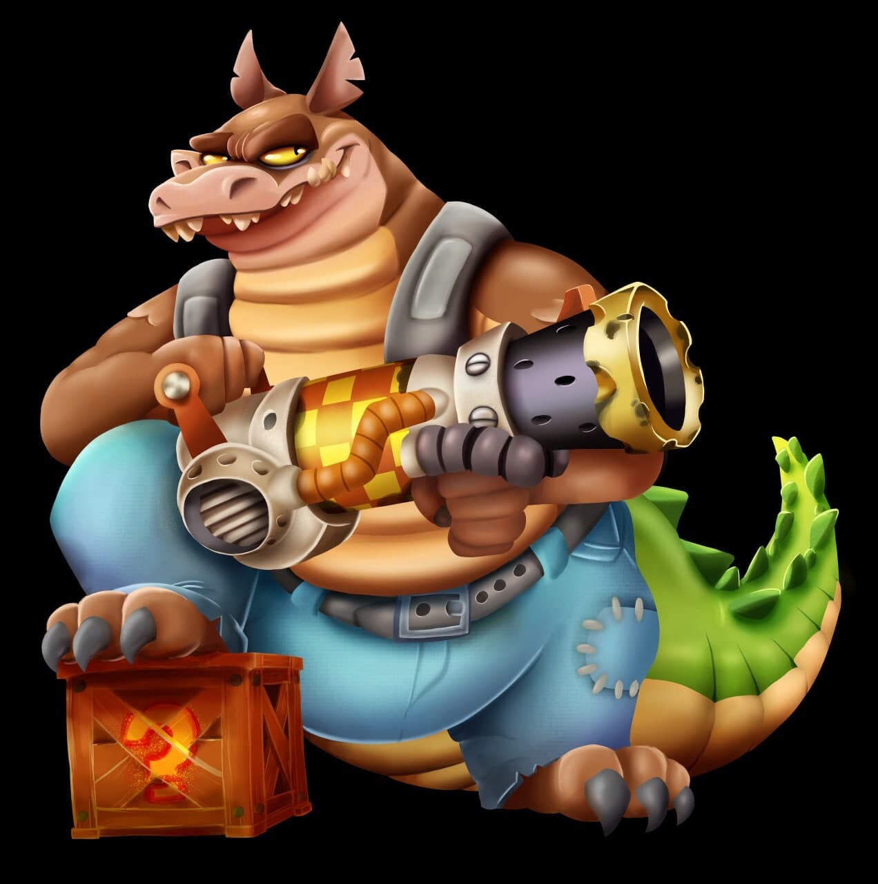 ArtStation - Dingodile - Crash Bandicoot