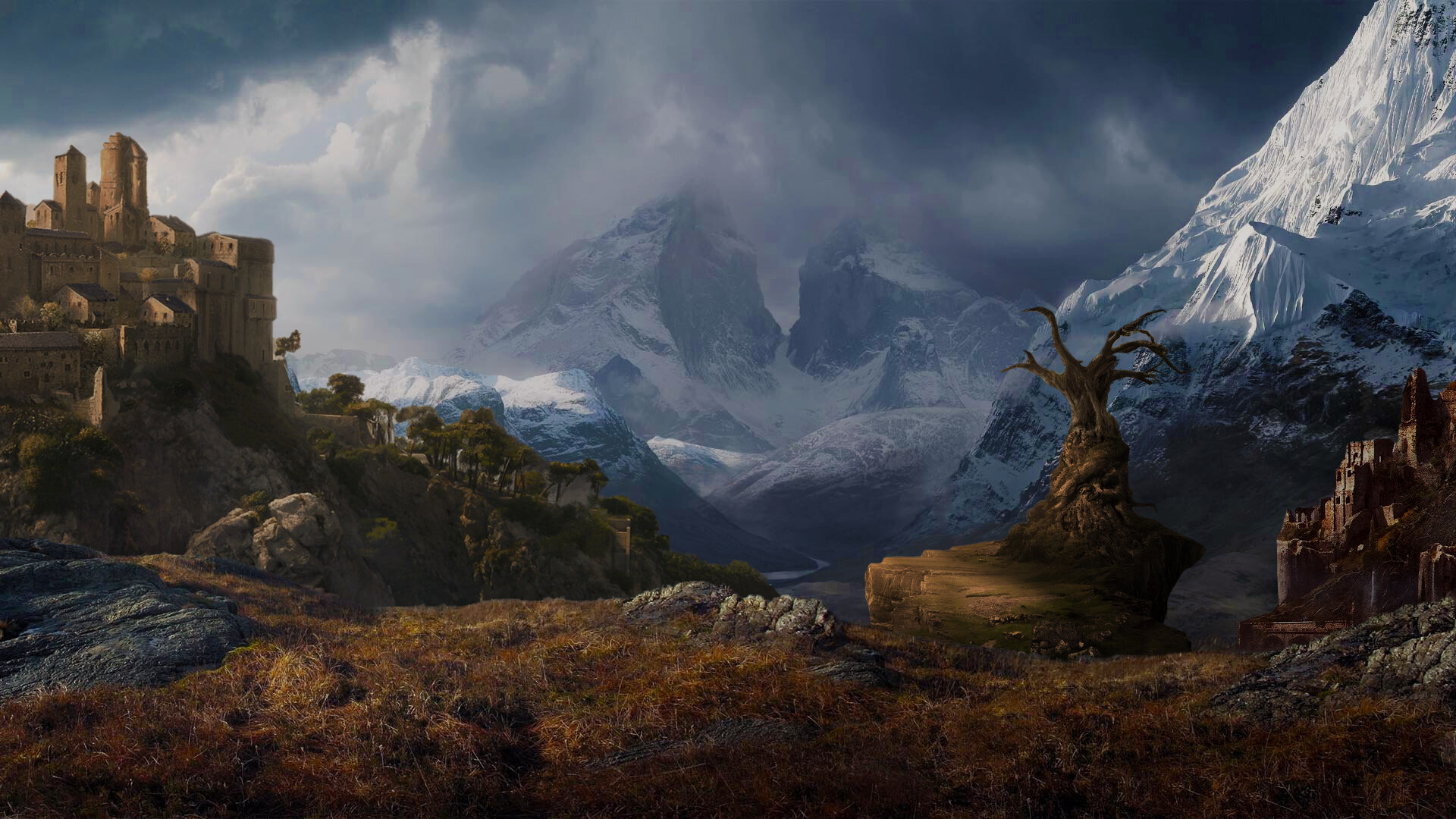 ArtStation - matte painting is interesting