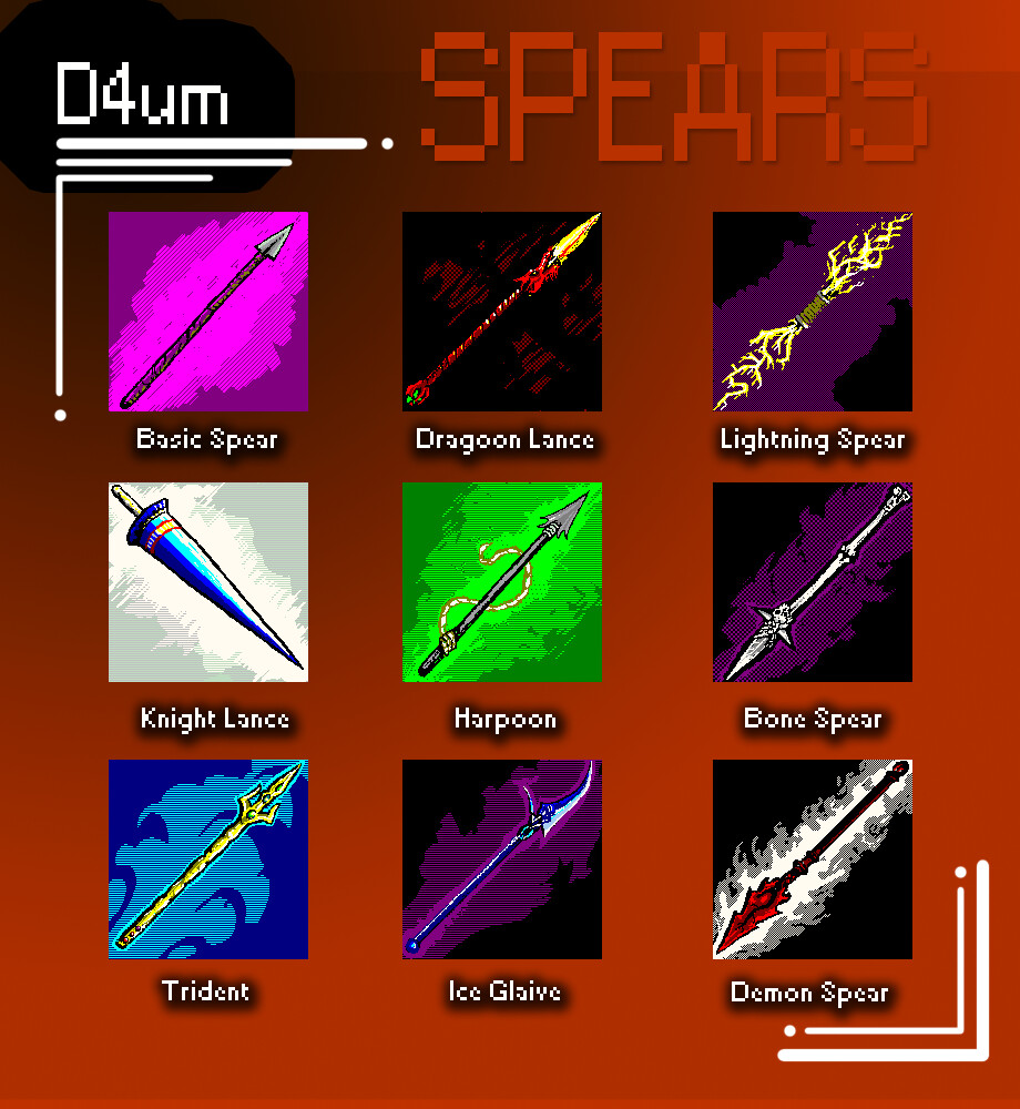 ArtStation - Spear Sheet