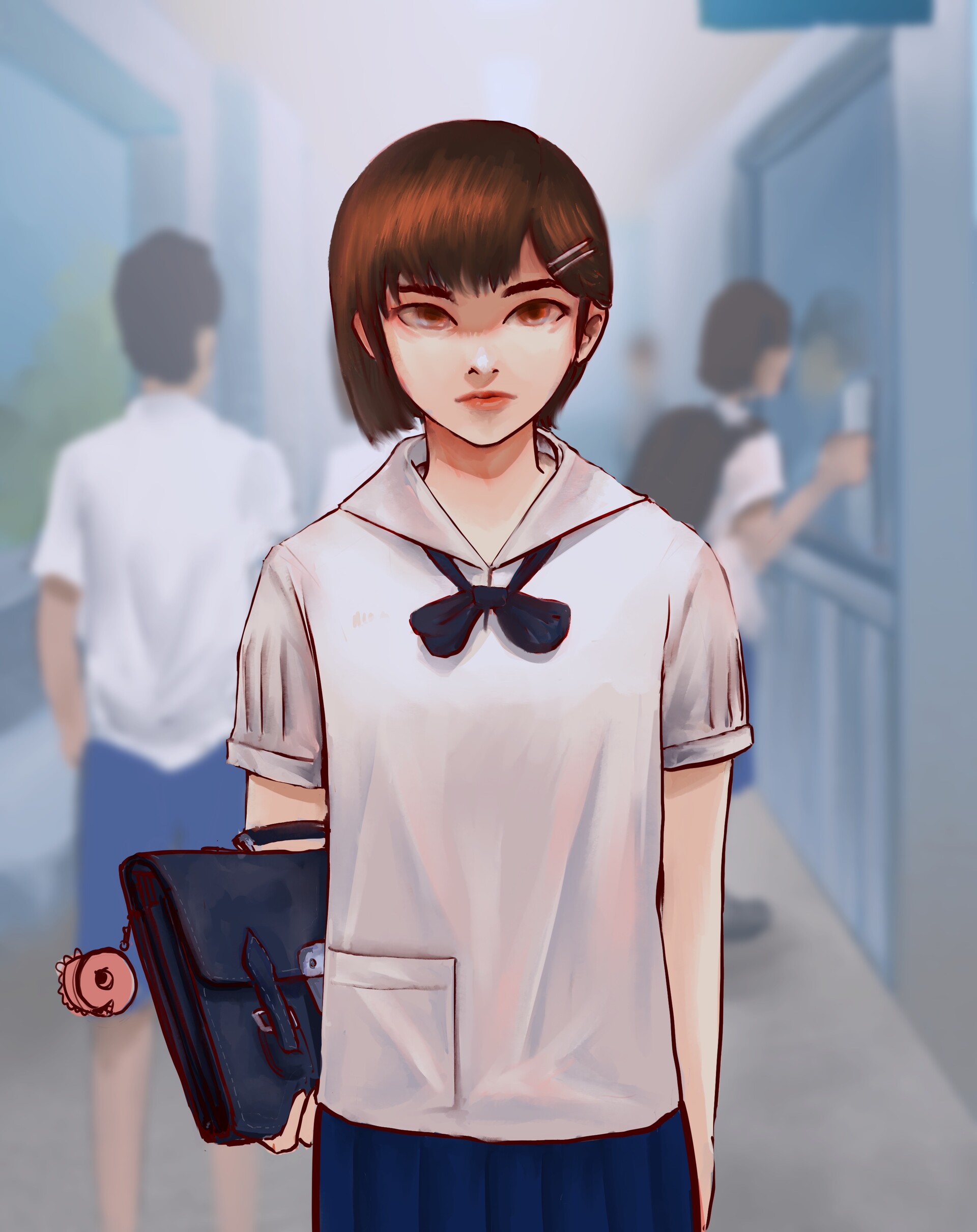 ArtStation - Pansie in high school