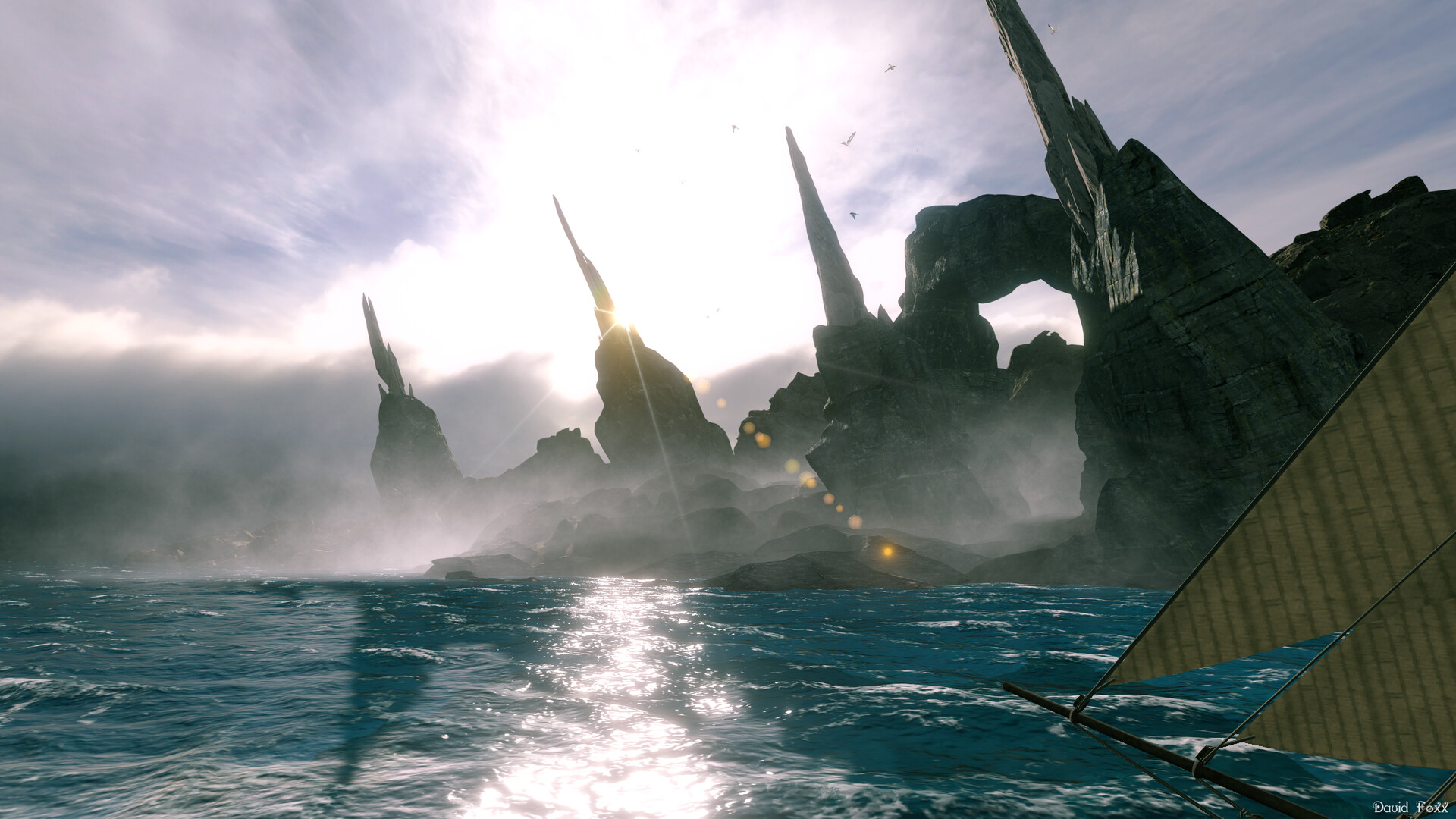 ArtStation - Thorns chain island