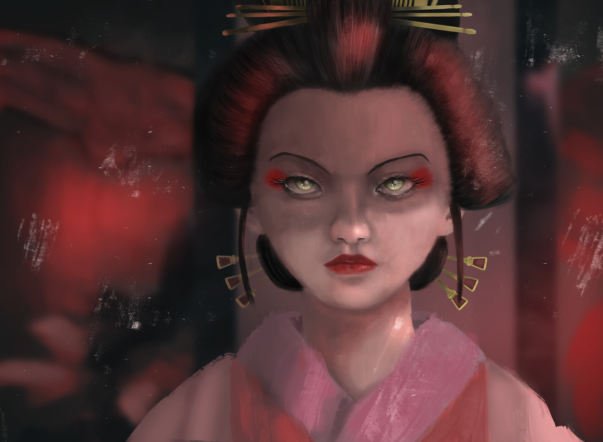 ArtStation - Demon Slayer Daki Fanart