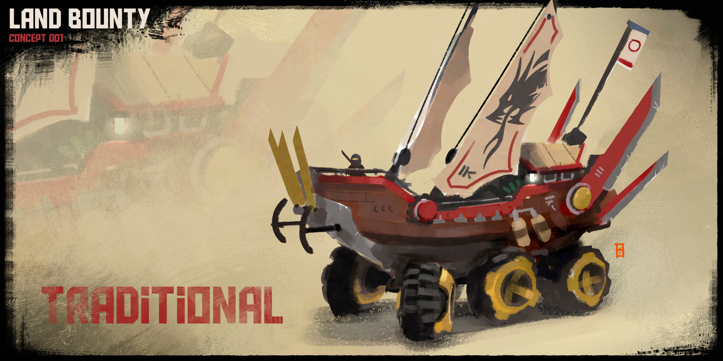 Matt Betteker - LEGO Ninjago Land Bounty Concept Exploration