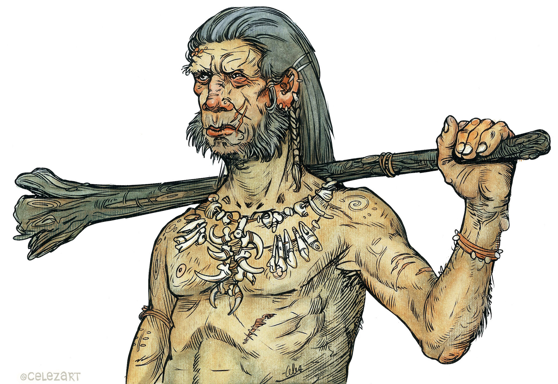 ArtStation - Prehistory chief