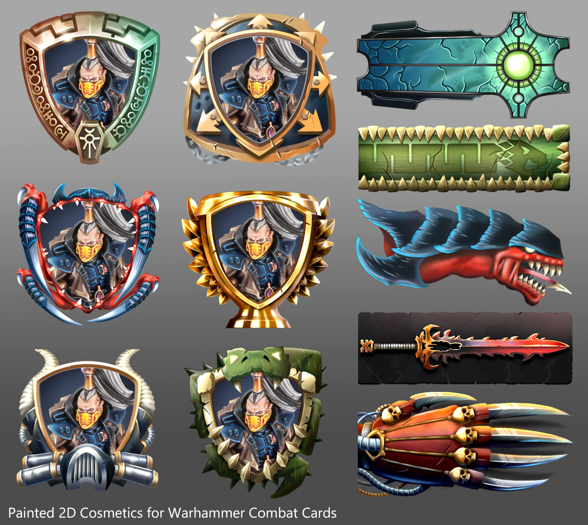 ArtStation - Warhammer Combat Cards