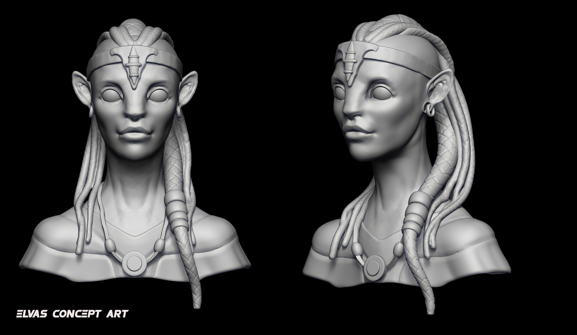 ArtStation - Avatar 3d portrait concept