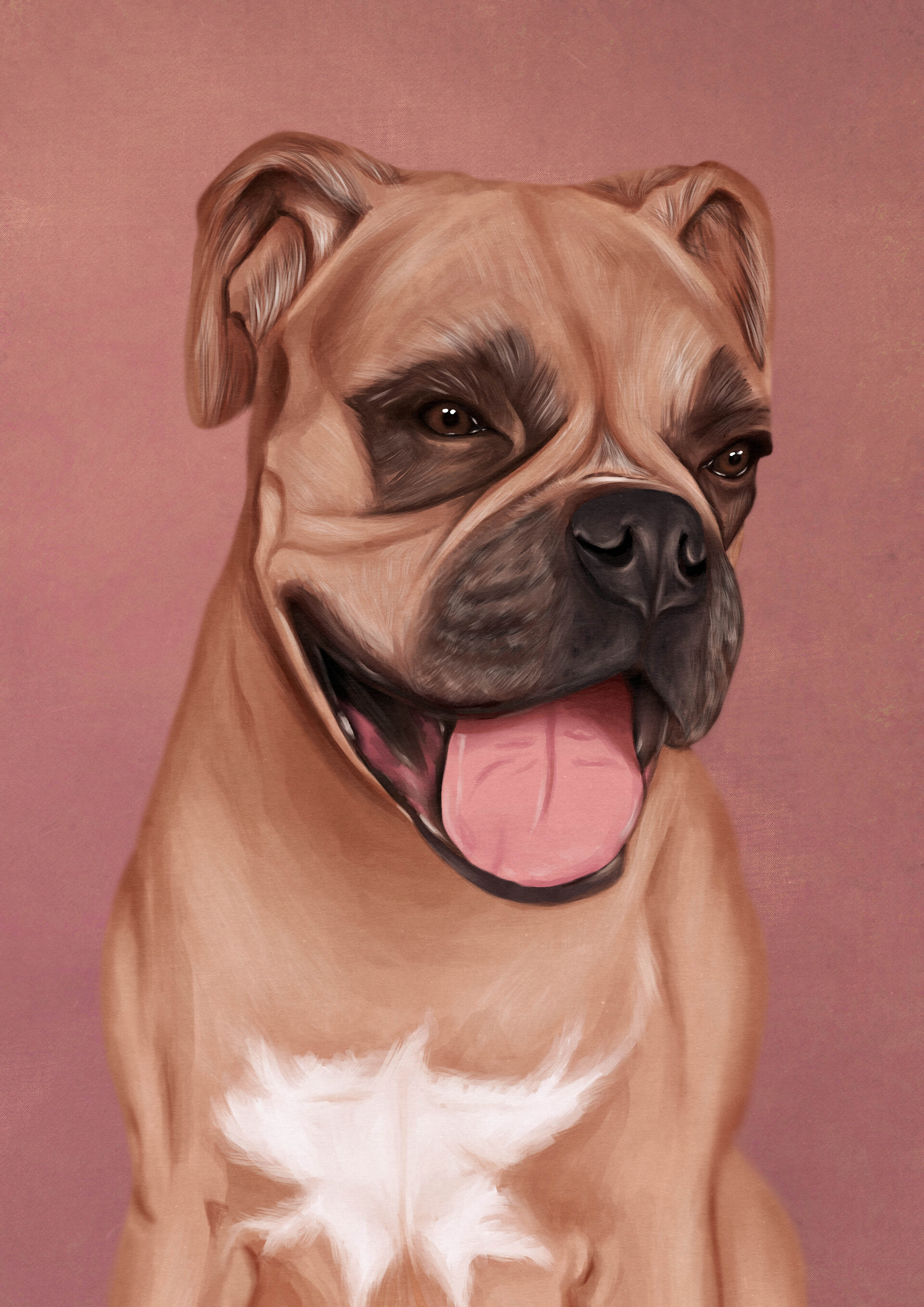 ArtStation - Maya - Boxer Dog Portrait