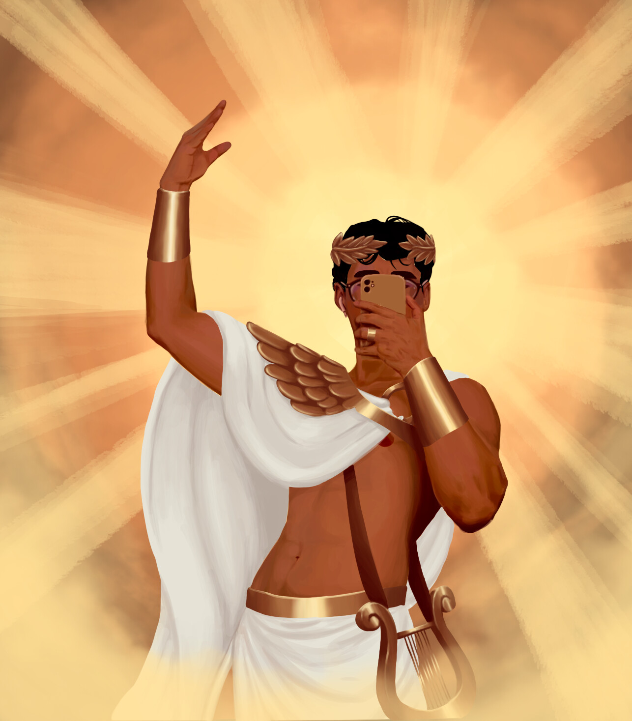 ArtStation - My friend "Apollo"