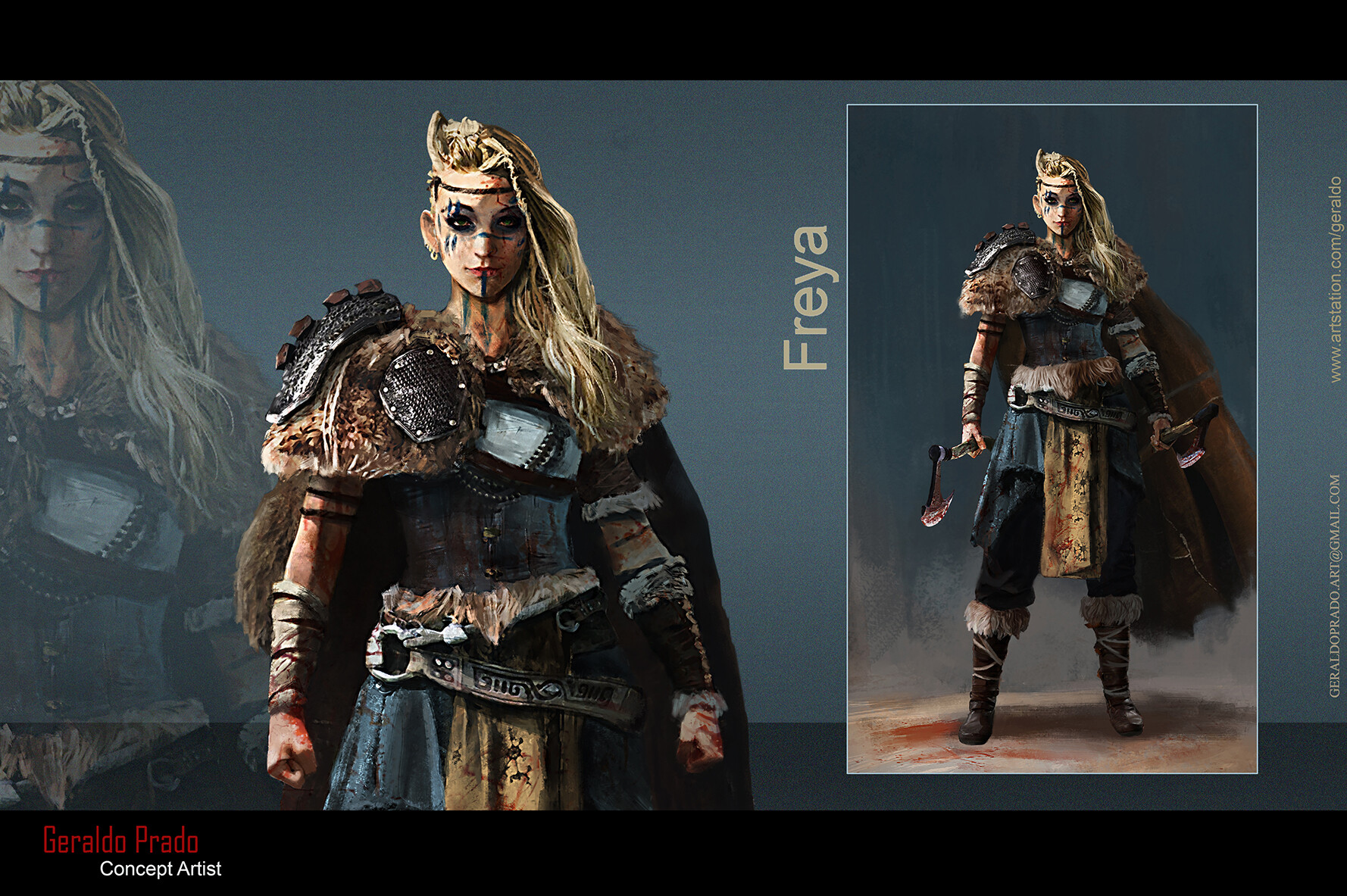 ArtStation - Freya - Concept Character