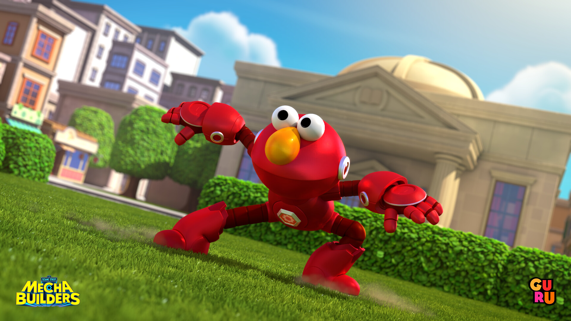 Peter Mai - Sesame Street Mecha Builders - Elmo Texturing