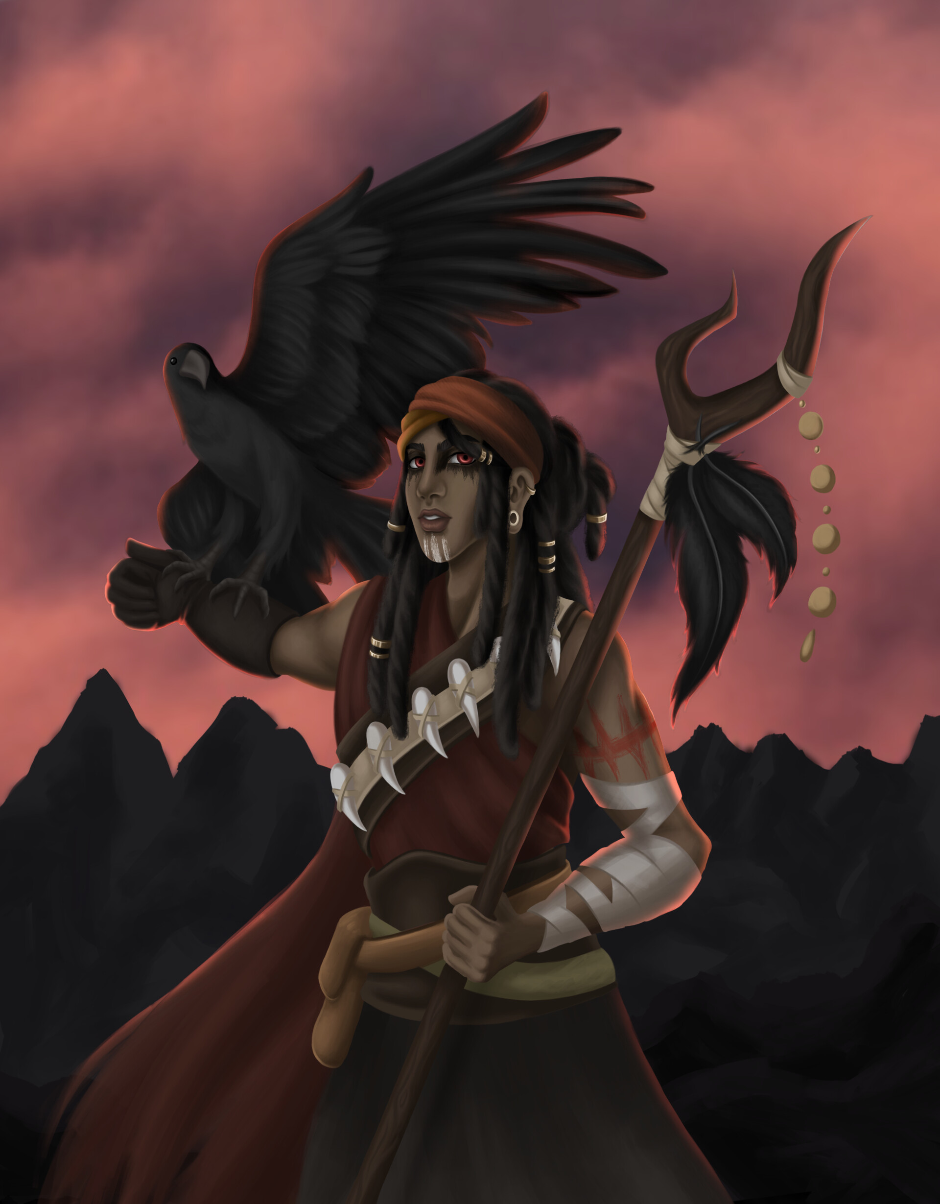 ArtStation - Shaman Work In Progress