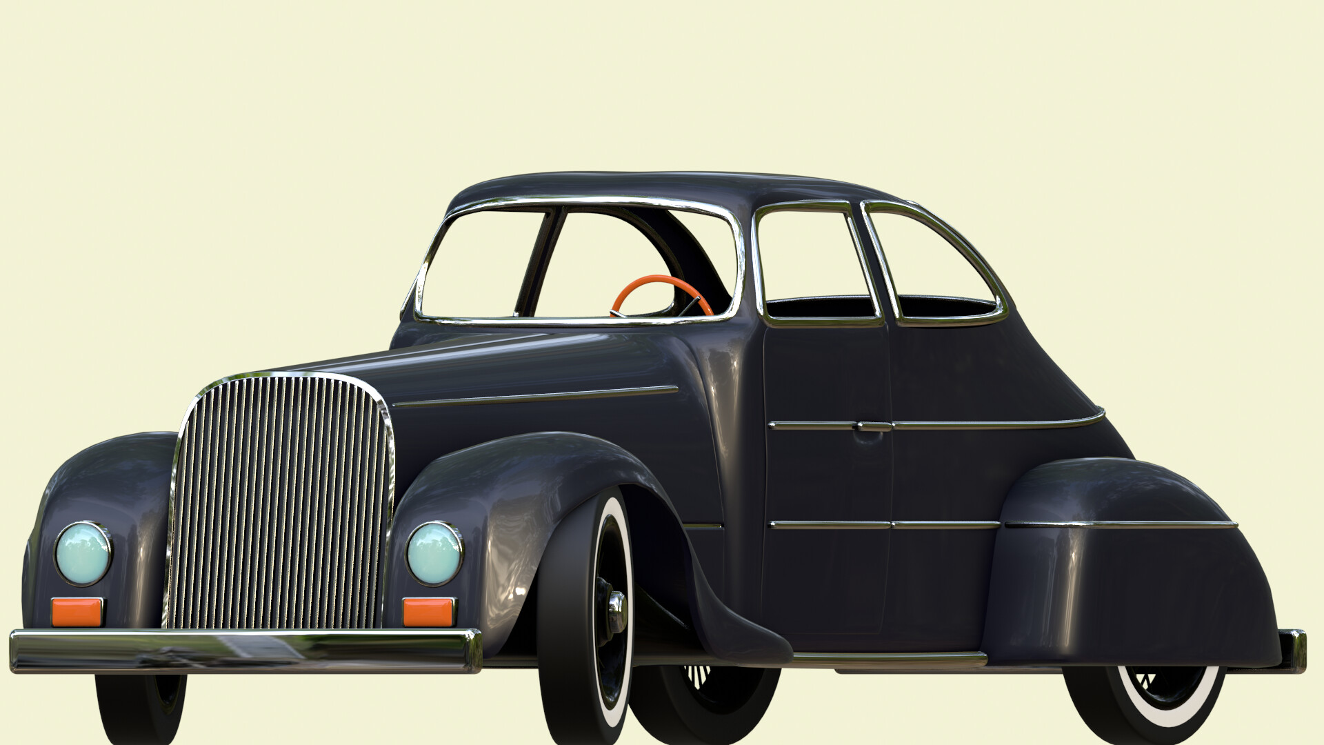 ArtStation - Mid Poly WIP Car