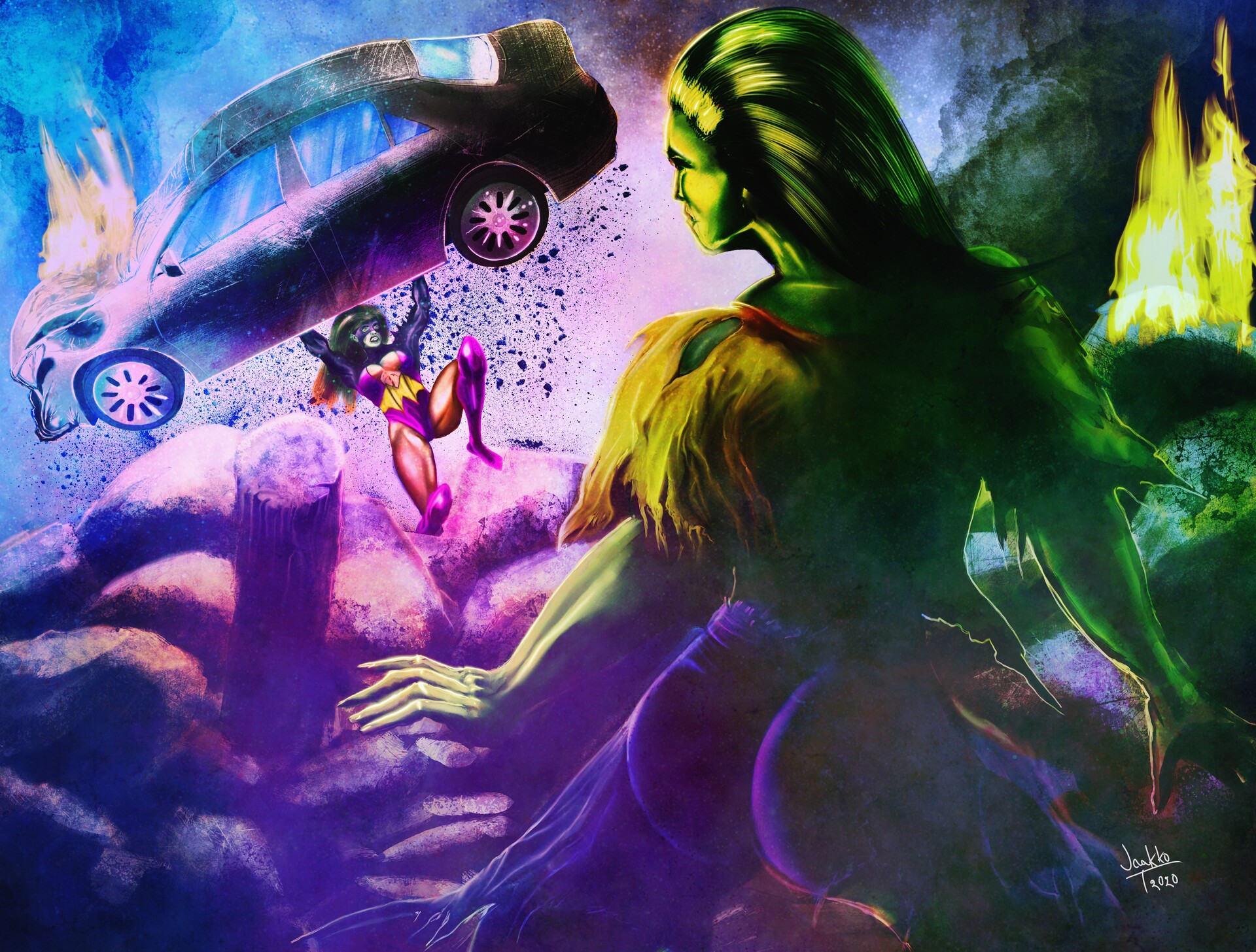 She Hulk Vs Titania