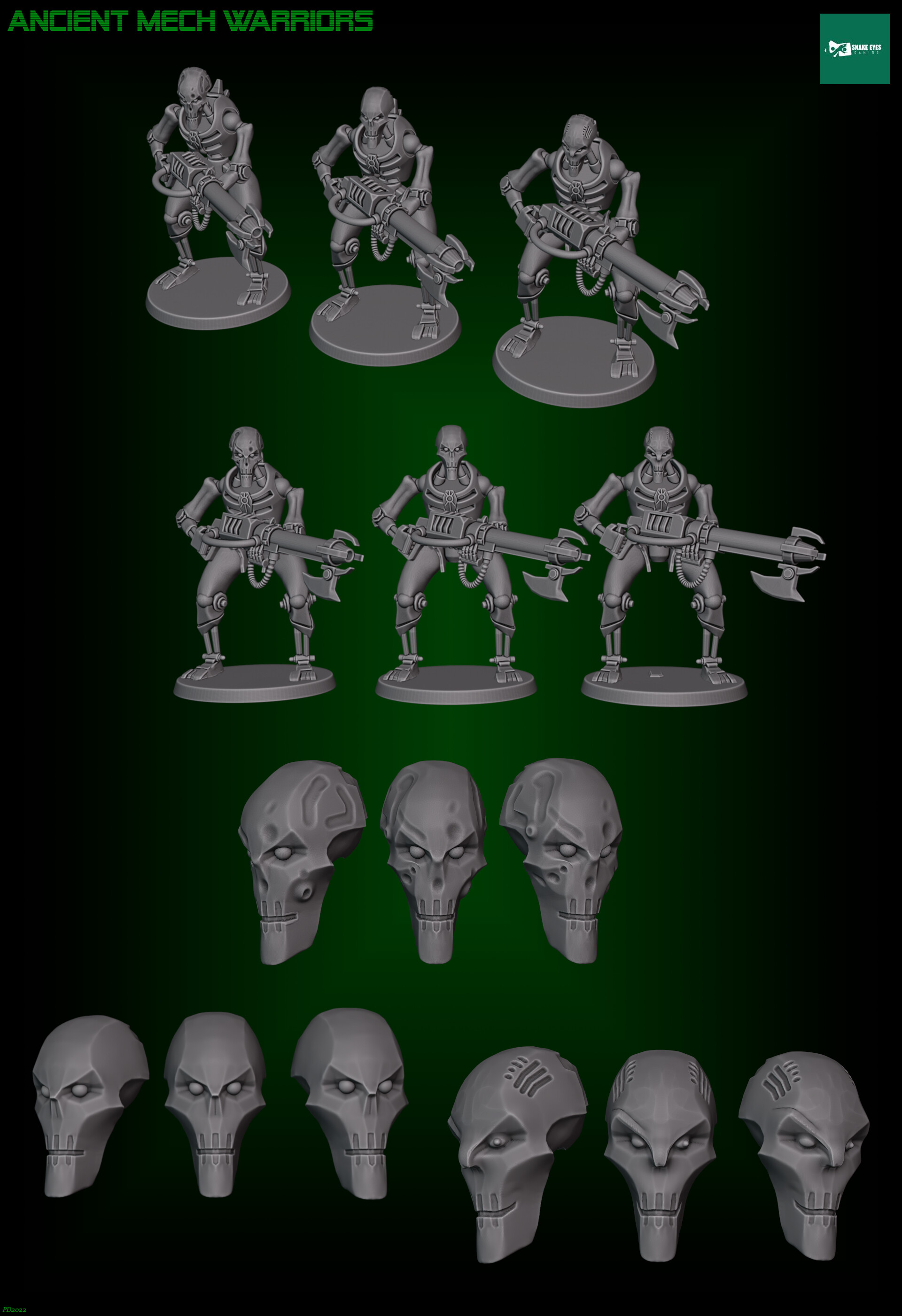 ArtStation - Ancient Mech Warriors