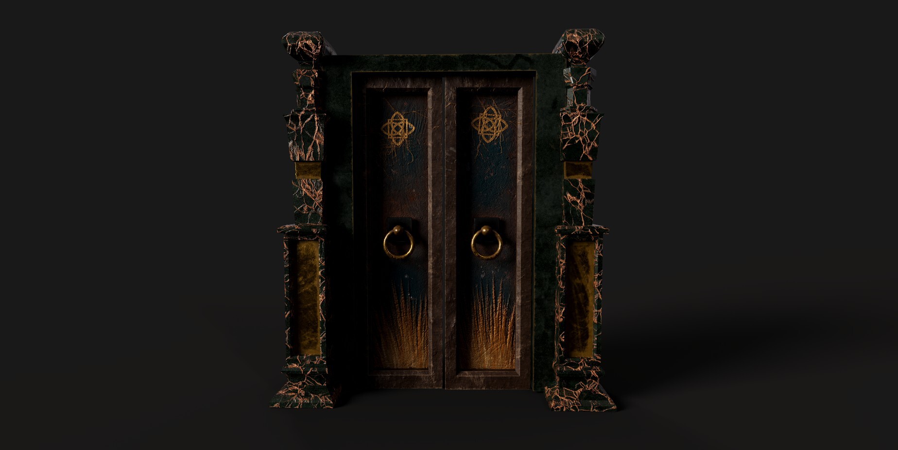 ArtStation - Magic door of a witch