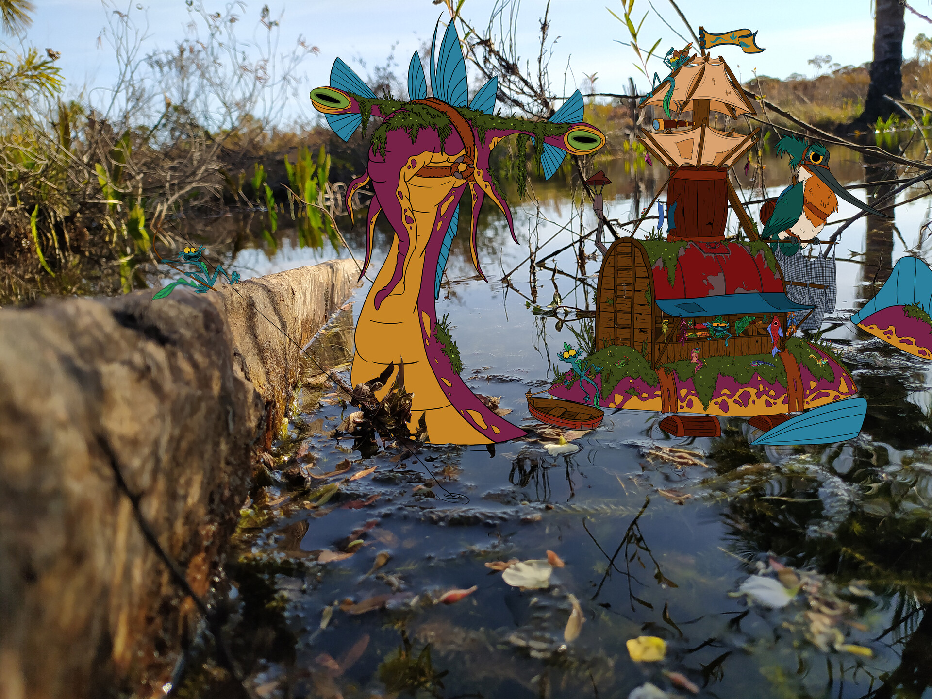 ArtStation - Water People Lagoon