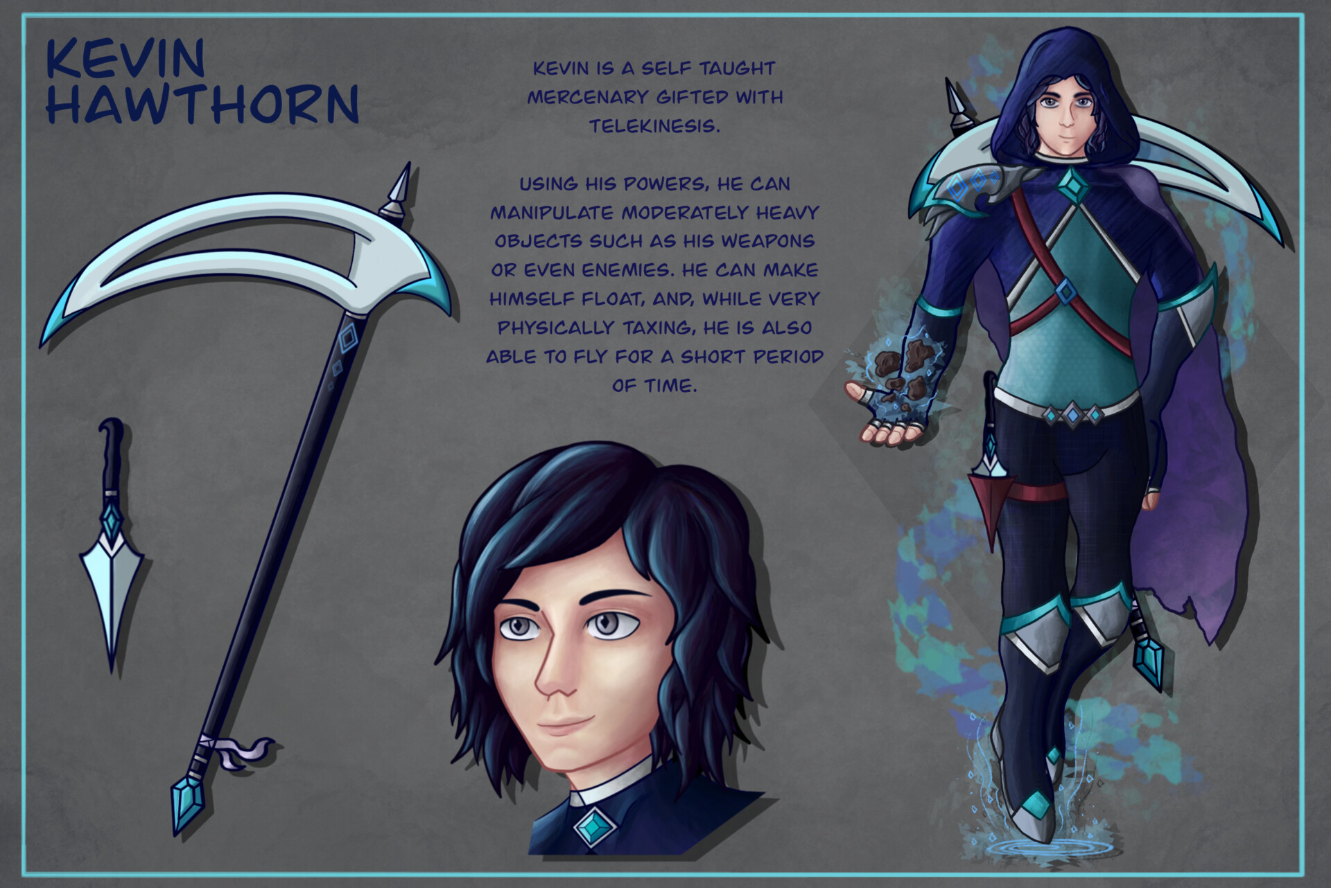 ArtStation - Kevin Hawthorn Character Sheet