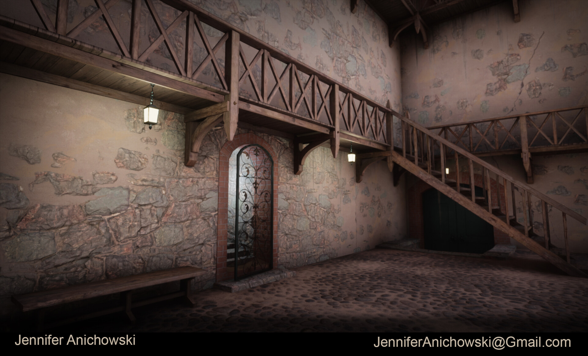 ArtStation - Castle Courtyard