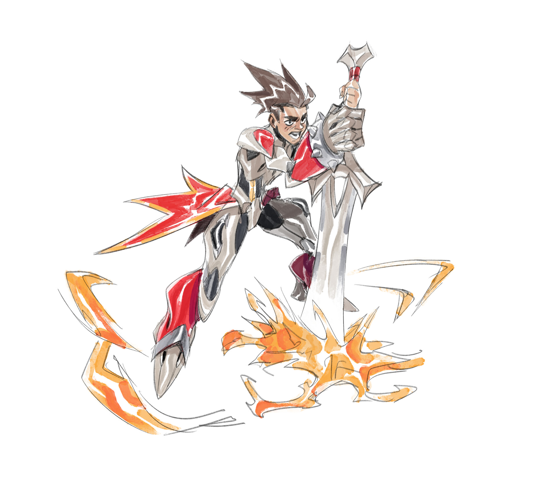 ArtStation - Flame Knight