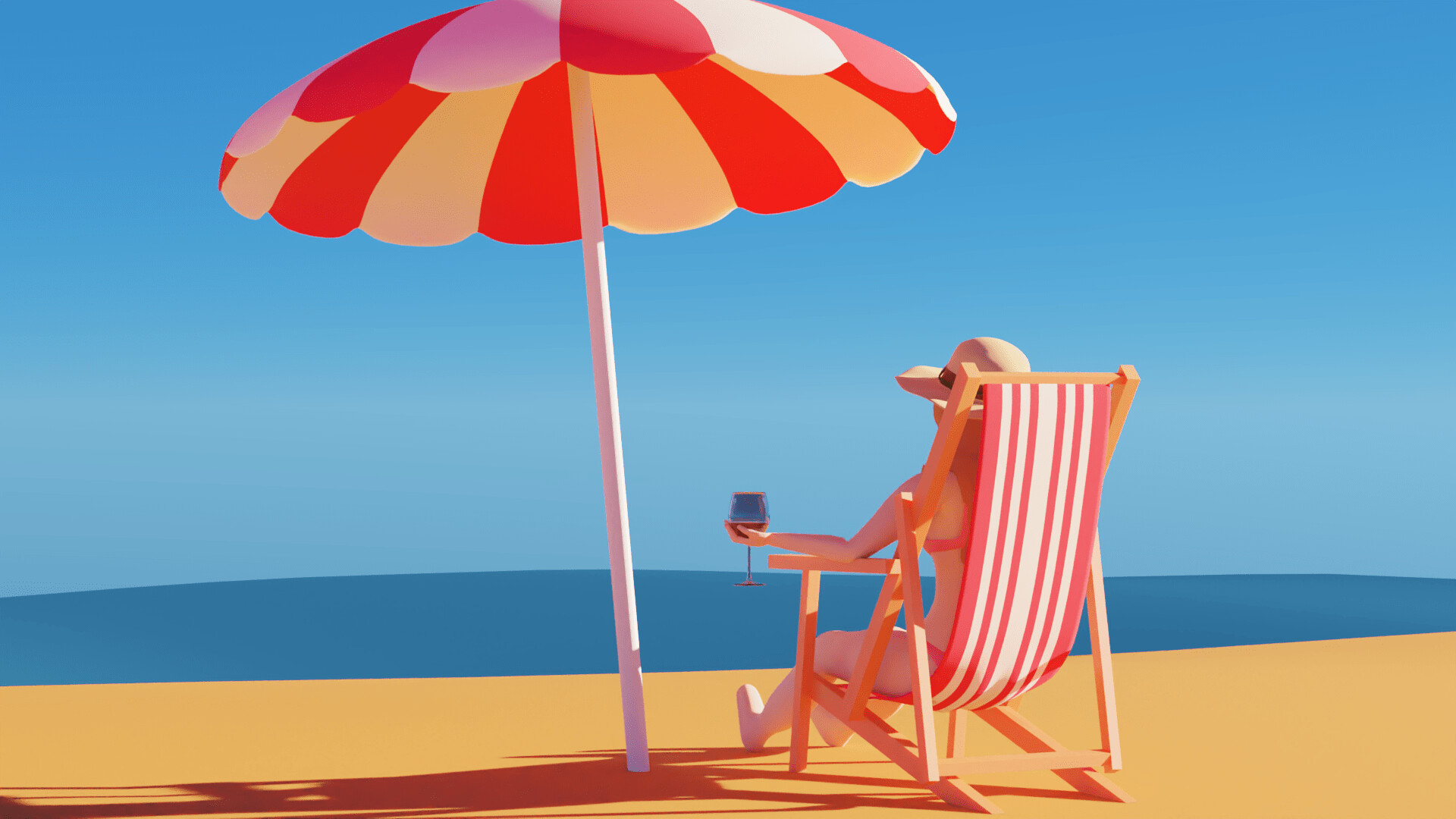 ArtStation - Low Poly Beach Scene