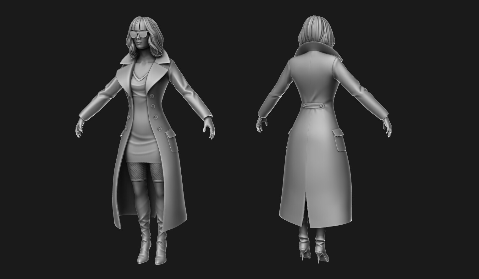 ArtStation - Atomic Blonde WIP