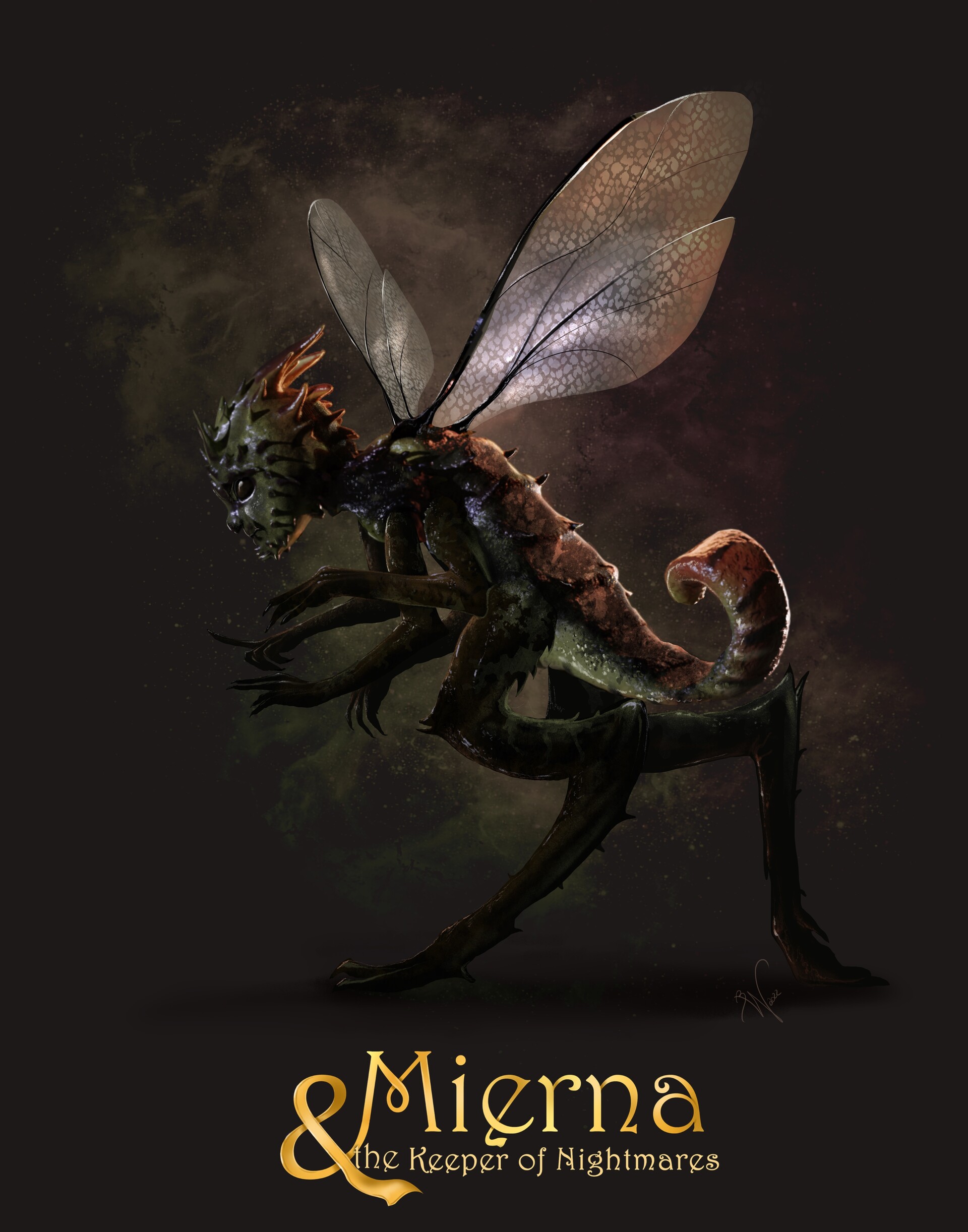 ArtStation - Spiny Leaf Insect Faerie