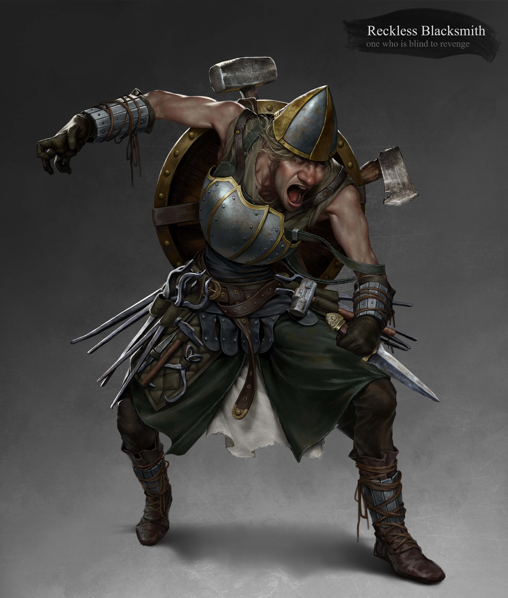 ArtStation - Reckless Blacksmith concept Art