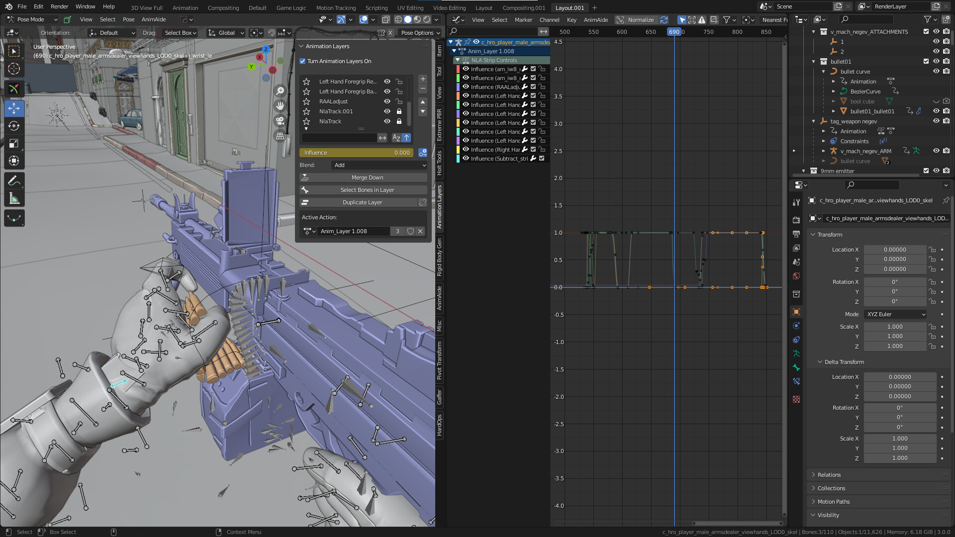 Acool rocket - CS:GO Negev with COD: MW animations