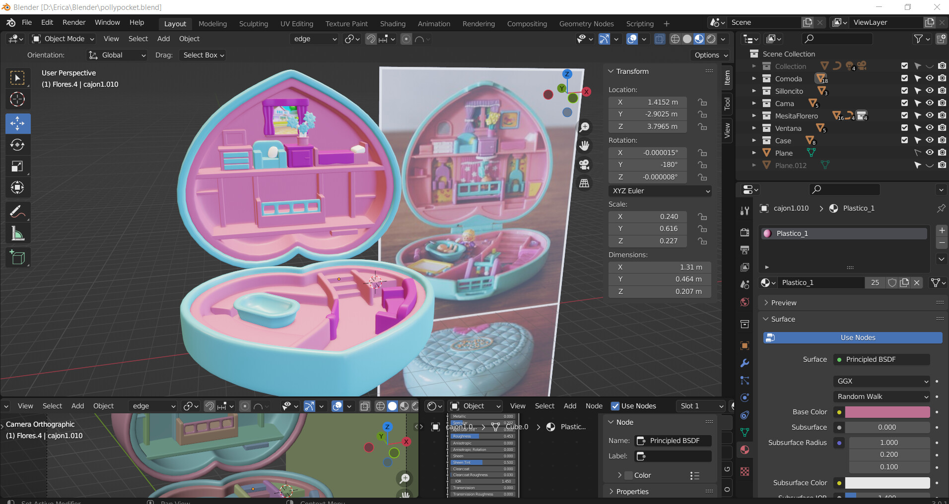 Erica Perez - Cramer - - Pollypocket Poroject Collection.