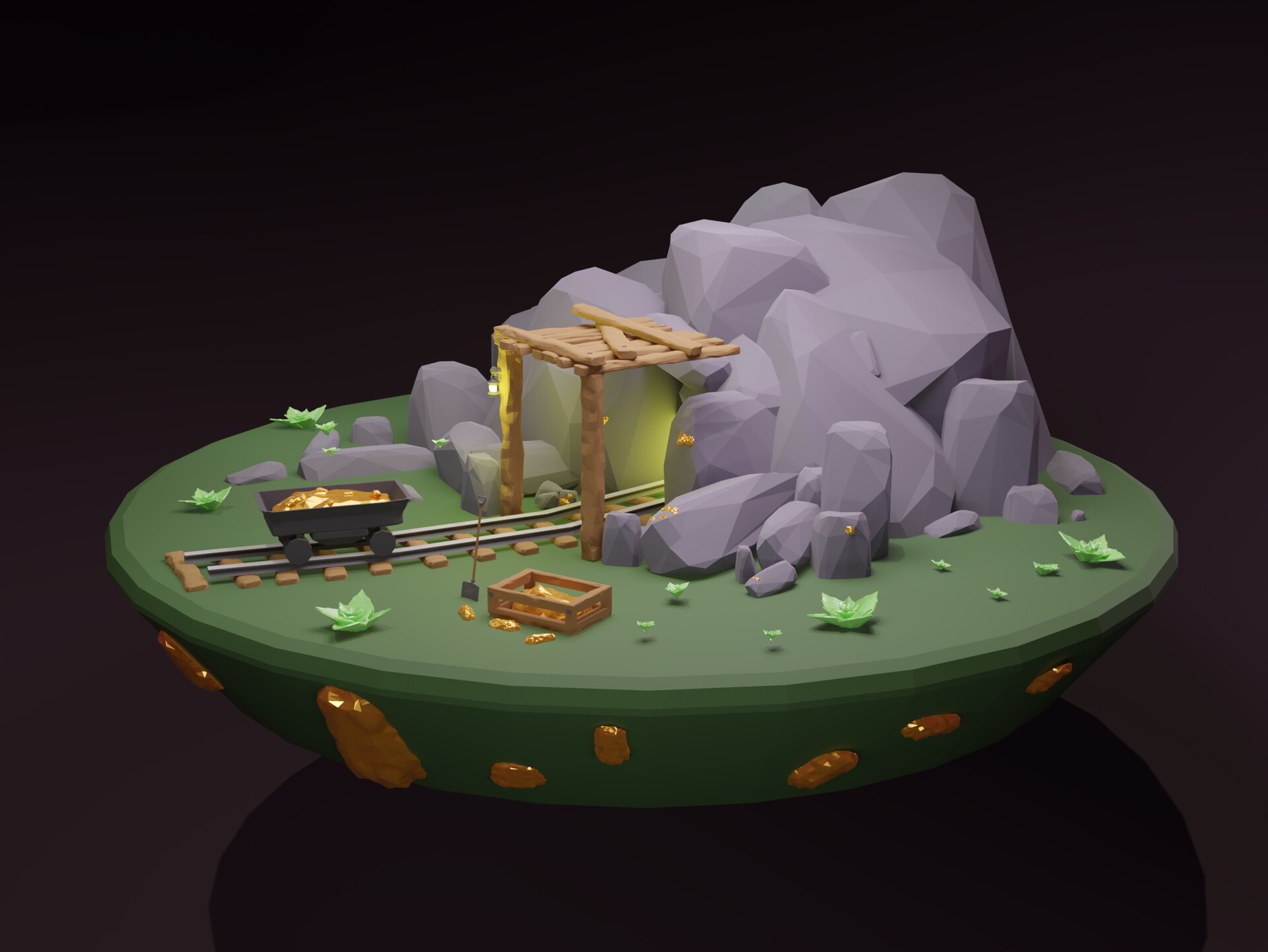 ArtStation - Gold mine