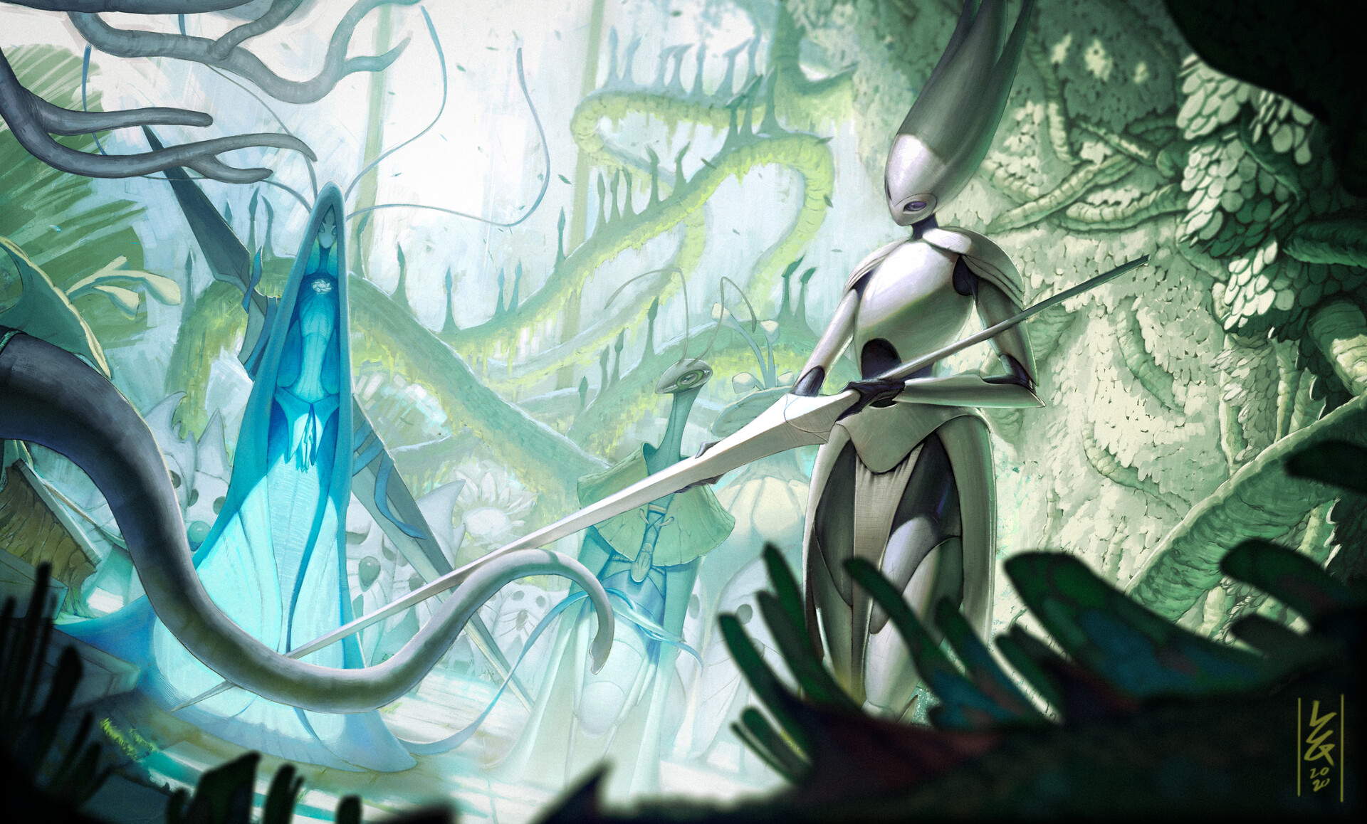 ArtStation - The White Lady's Court